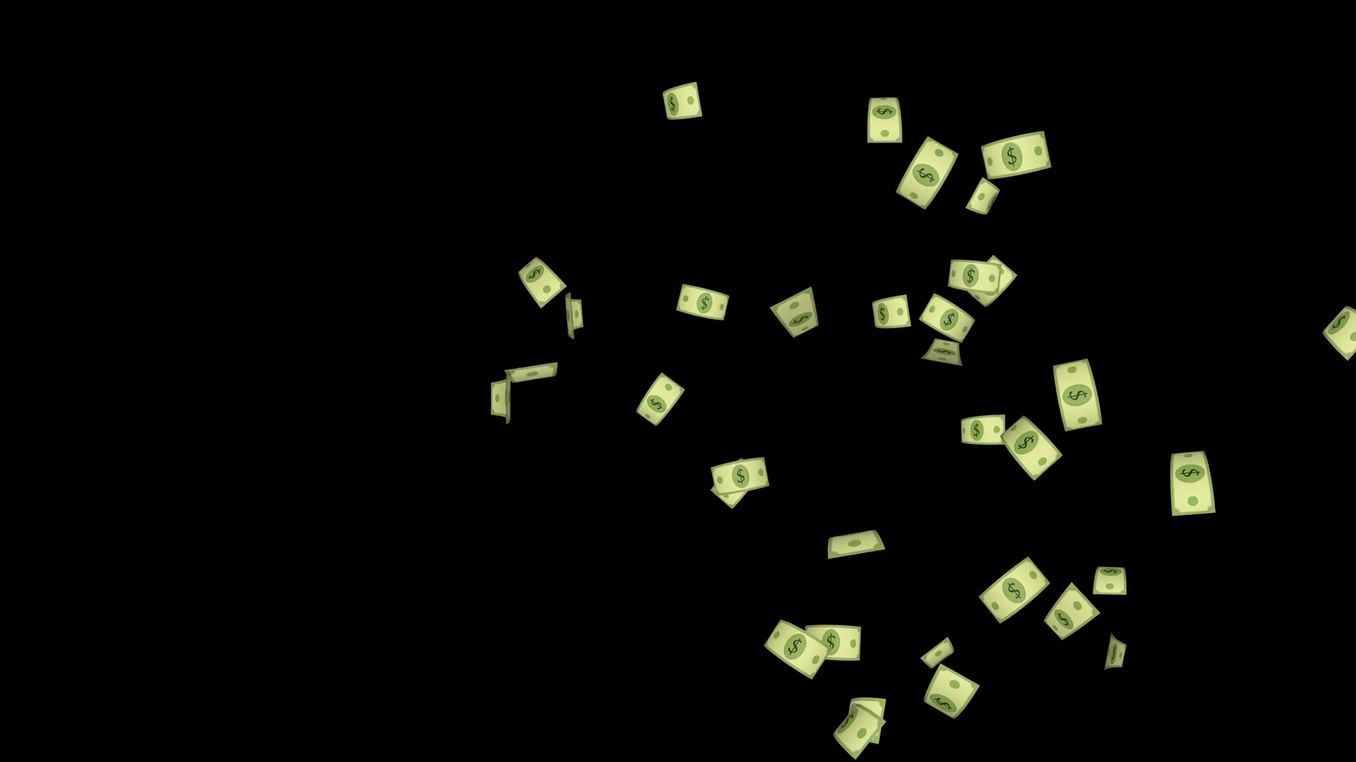 Cartoon Dollar Banknotes Explosion Stock Motion Graphics SBV-351745028 ...
