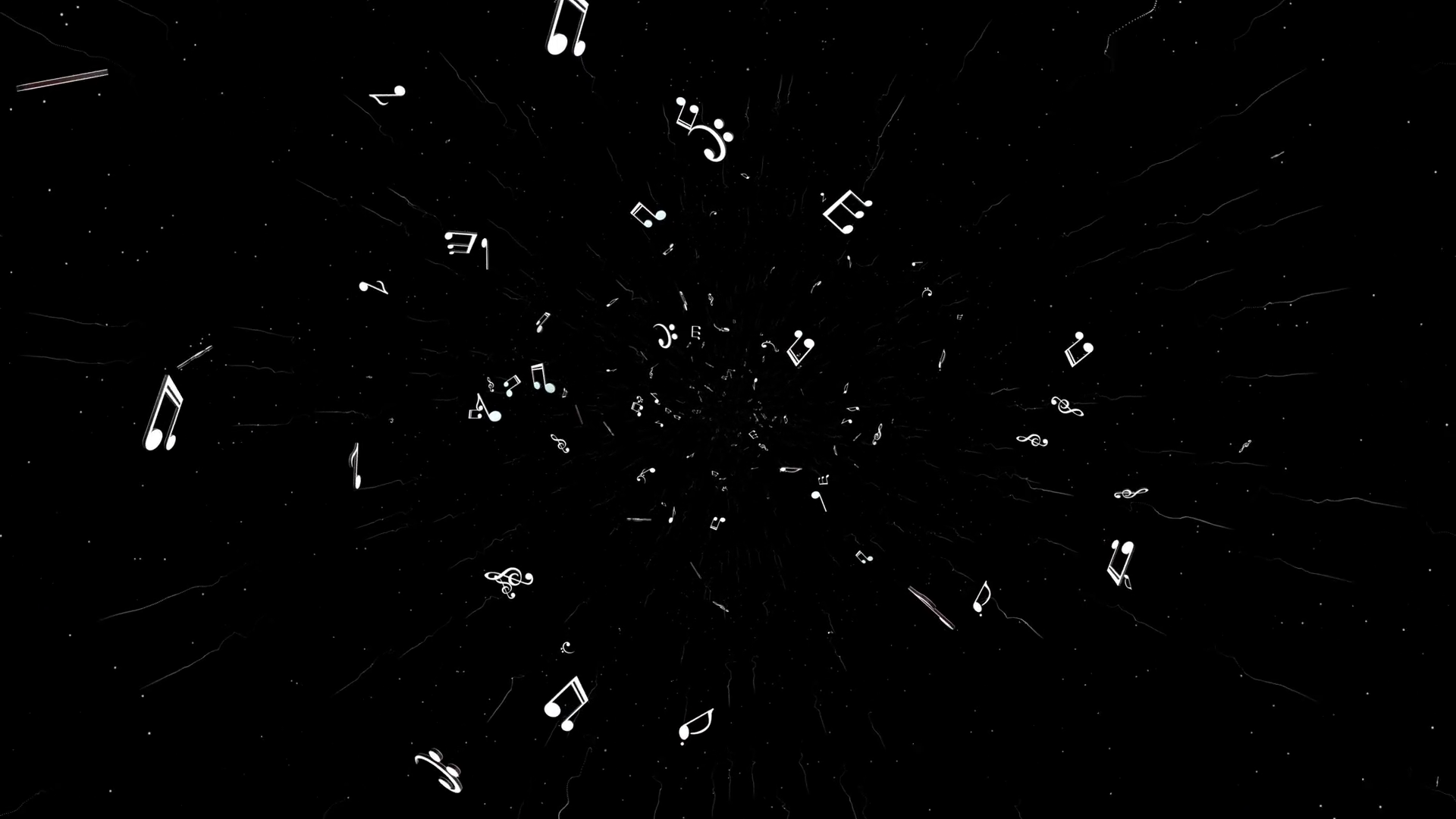 Rotating Musical Note Animation On Alpha Stock Motion Graphics SBV ...