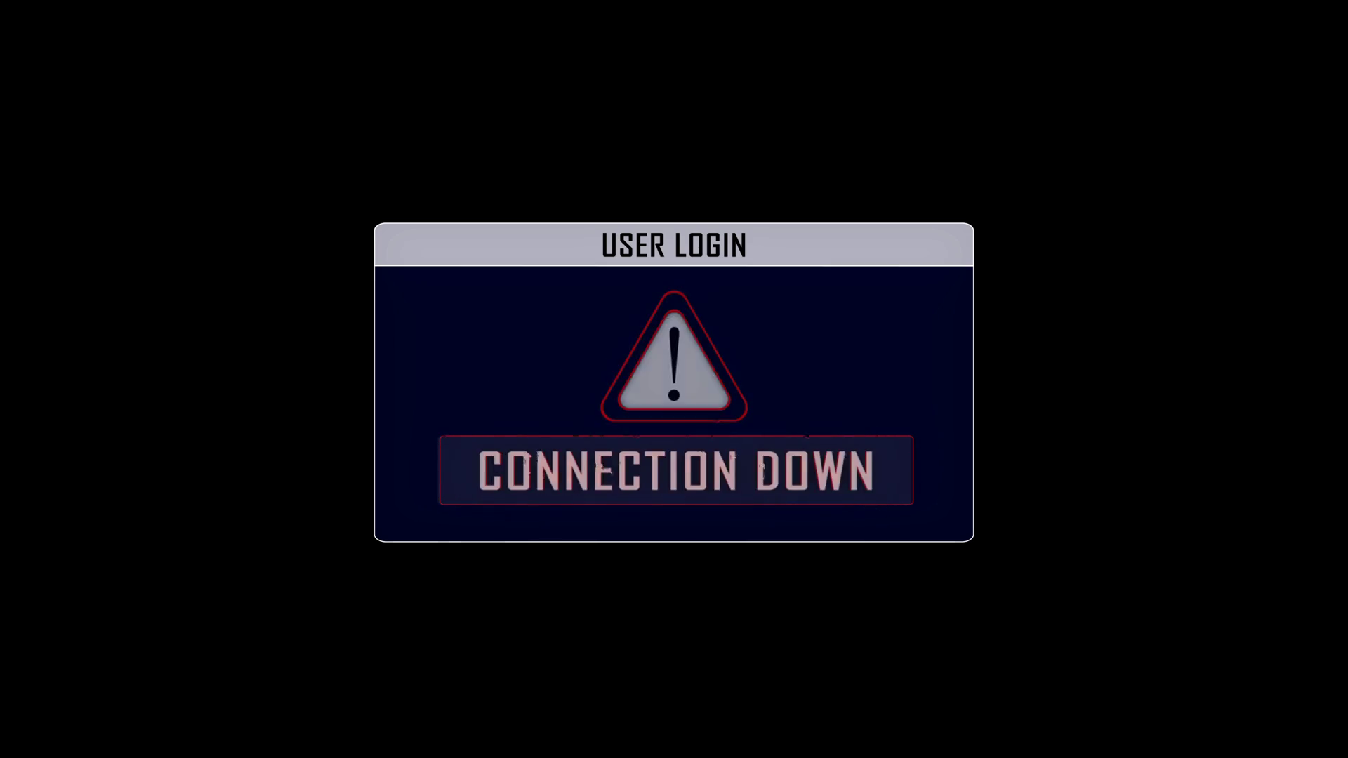 Connection Down User Login Interface Stock Motion Graphics SBV ...