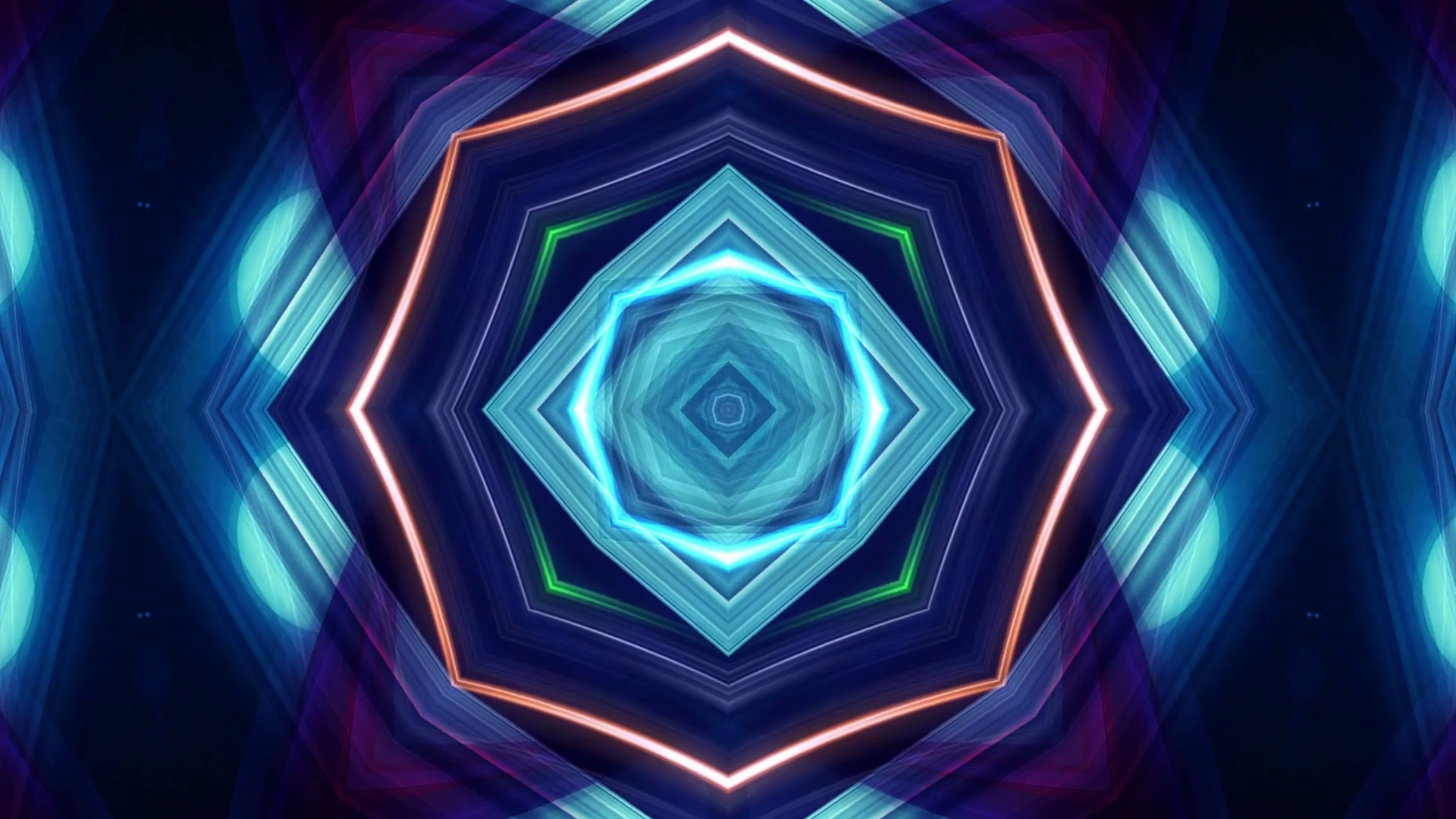 Abstract Technology Kaleidoscope Animation Stock Motion Graphics SBV ...