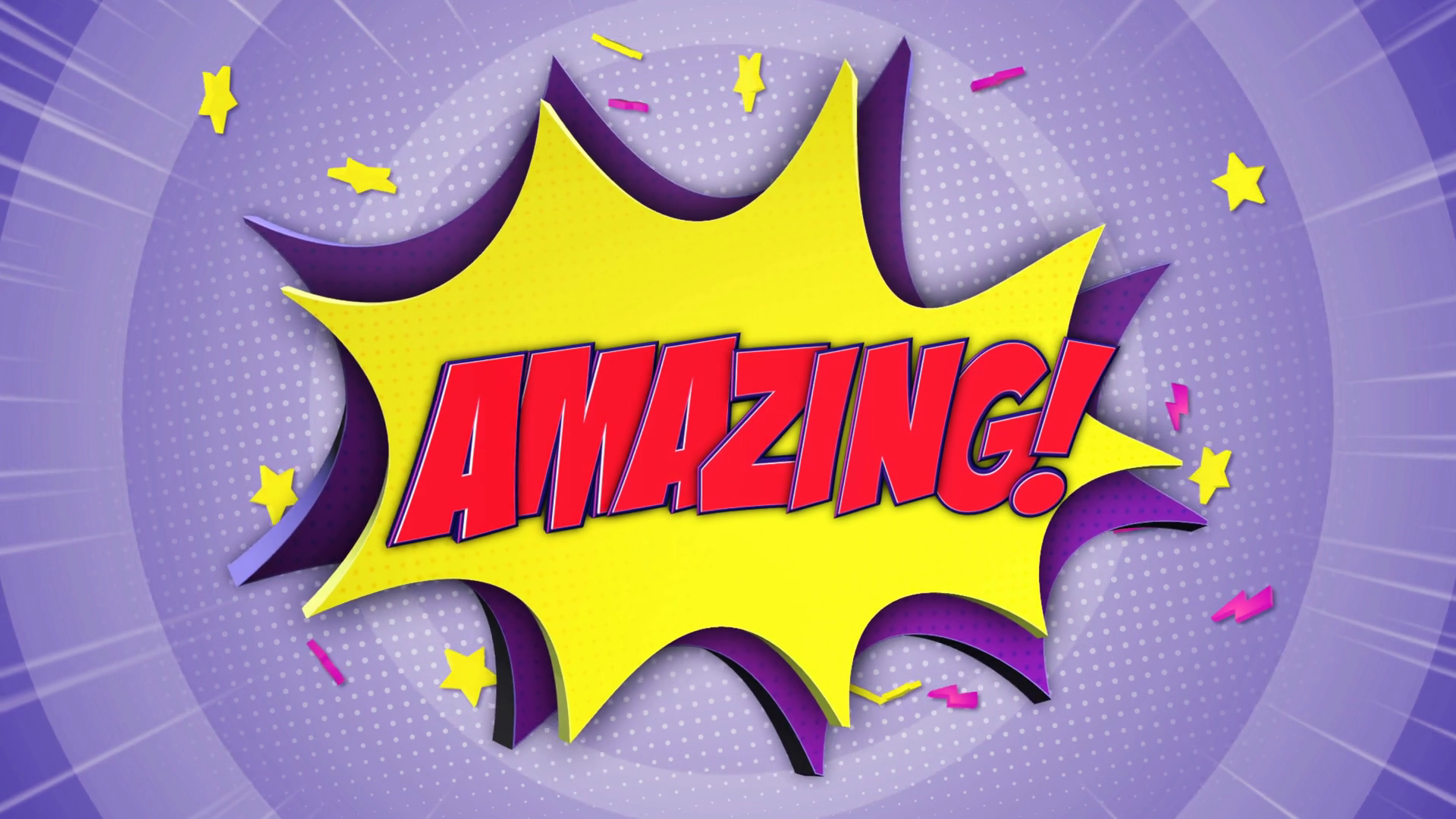 Amazing Comic Text Animation Speech Bubble Stock Motion Graphics SBV ...