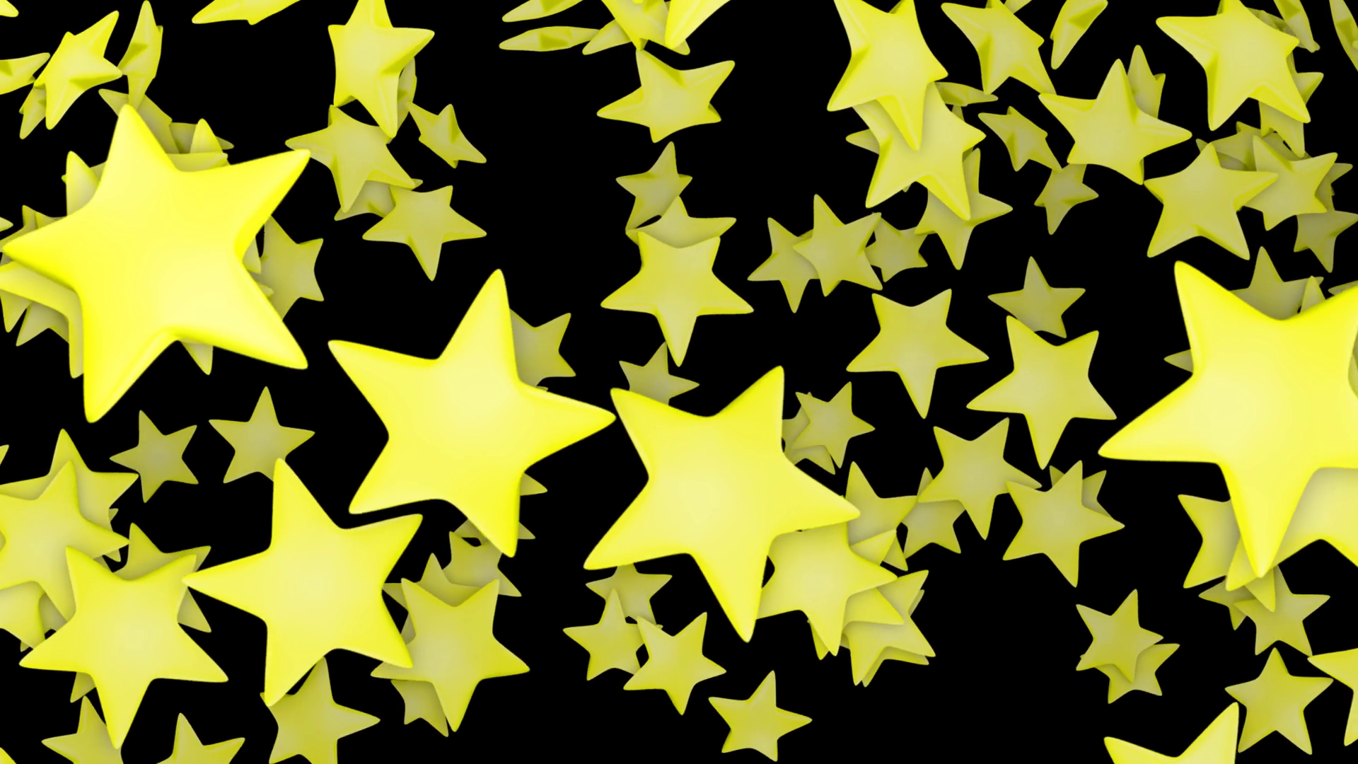Falling 3d Yellow Stars Animation Holidays Stock Motion Graphics SBV ...