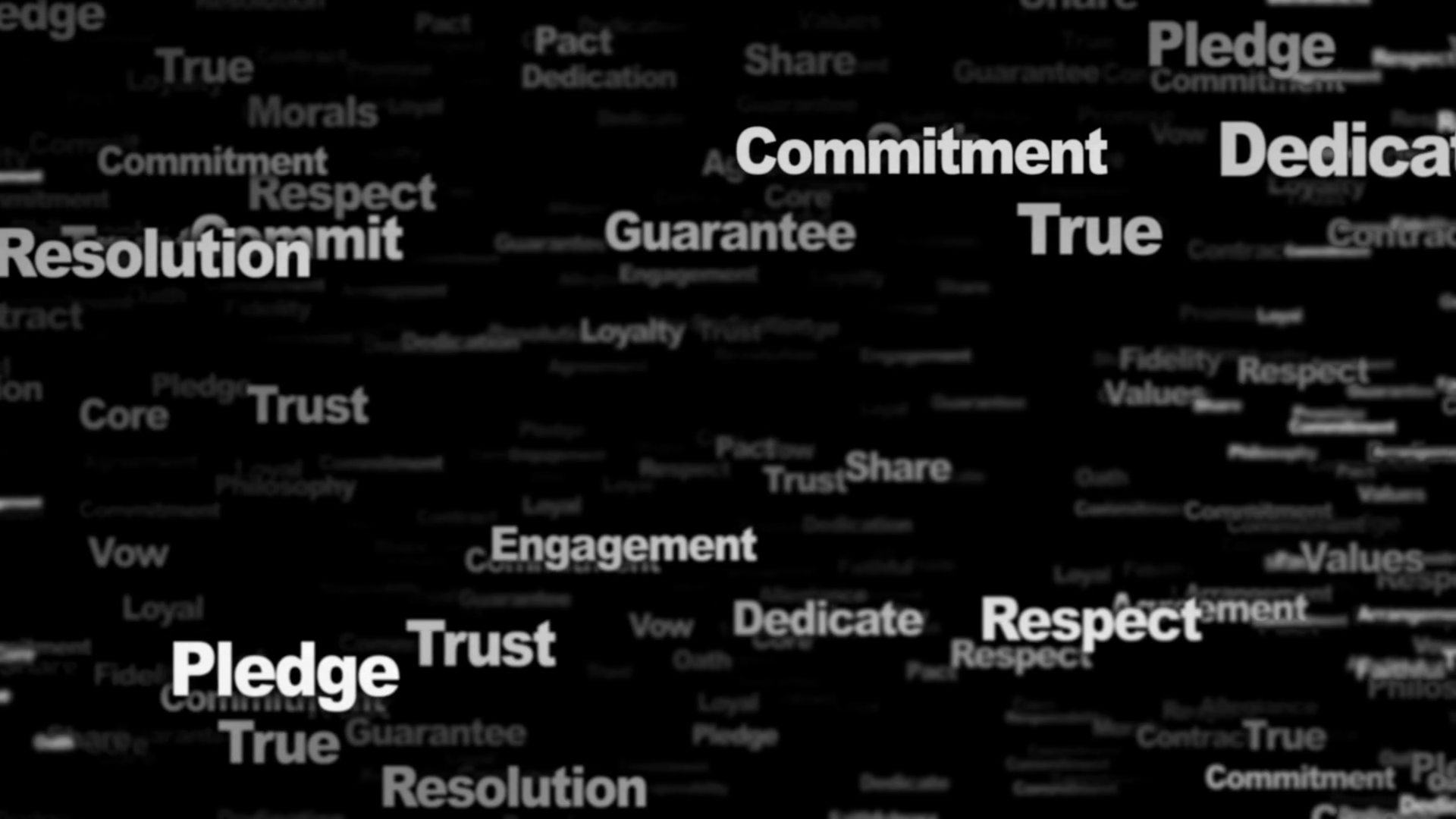 Commitment Keywords Animation Background Stock Motion Graphics SBV ...