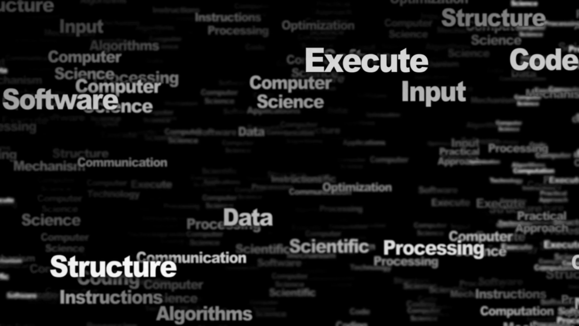 Computer Science Keywords Animation Stock Motion Graphics SBV-347478332 ...