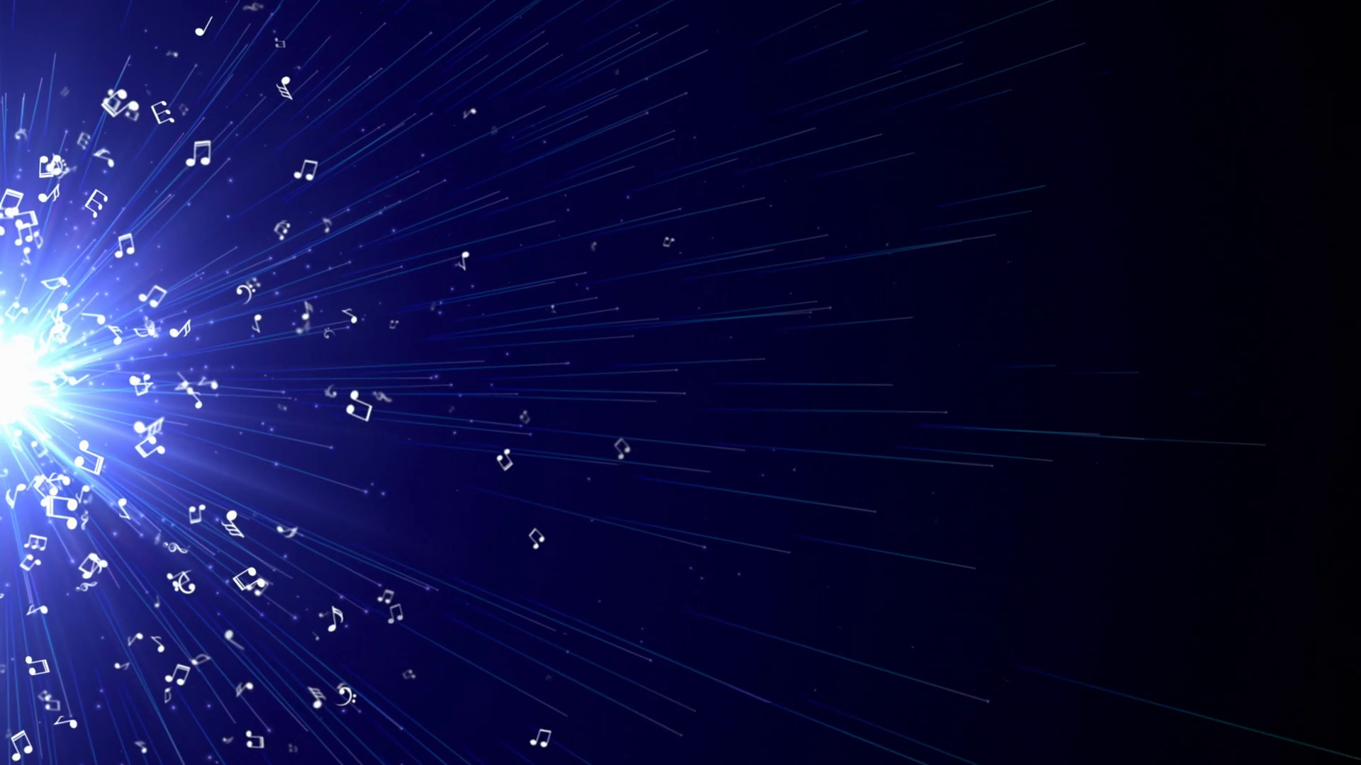 Flying Musical Notes Animation Rendering Stock Motion Graphics SBV ...