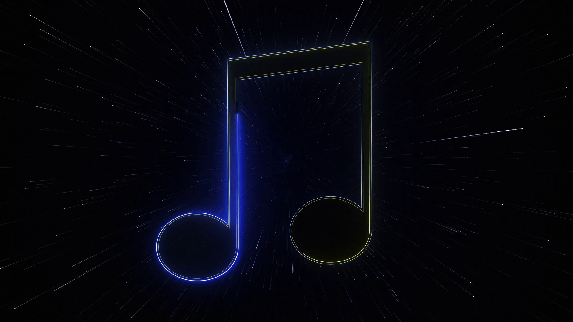 Neon Musical Notes Animation Background Vj Stock Motion Graphics SBV ...