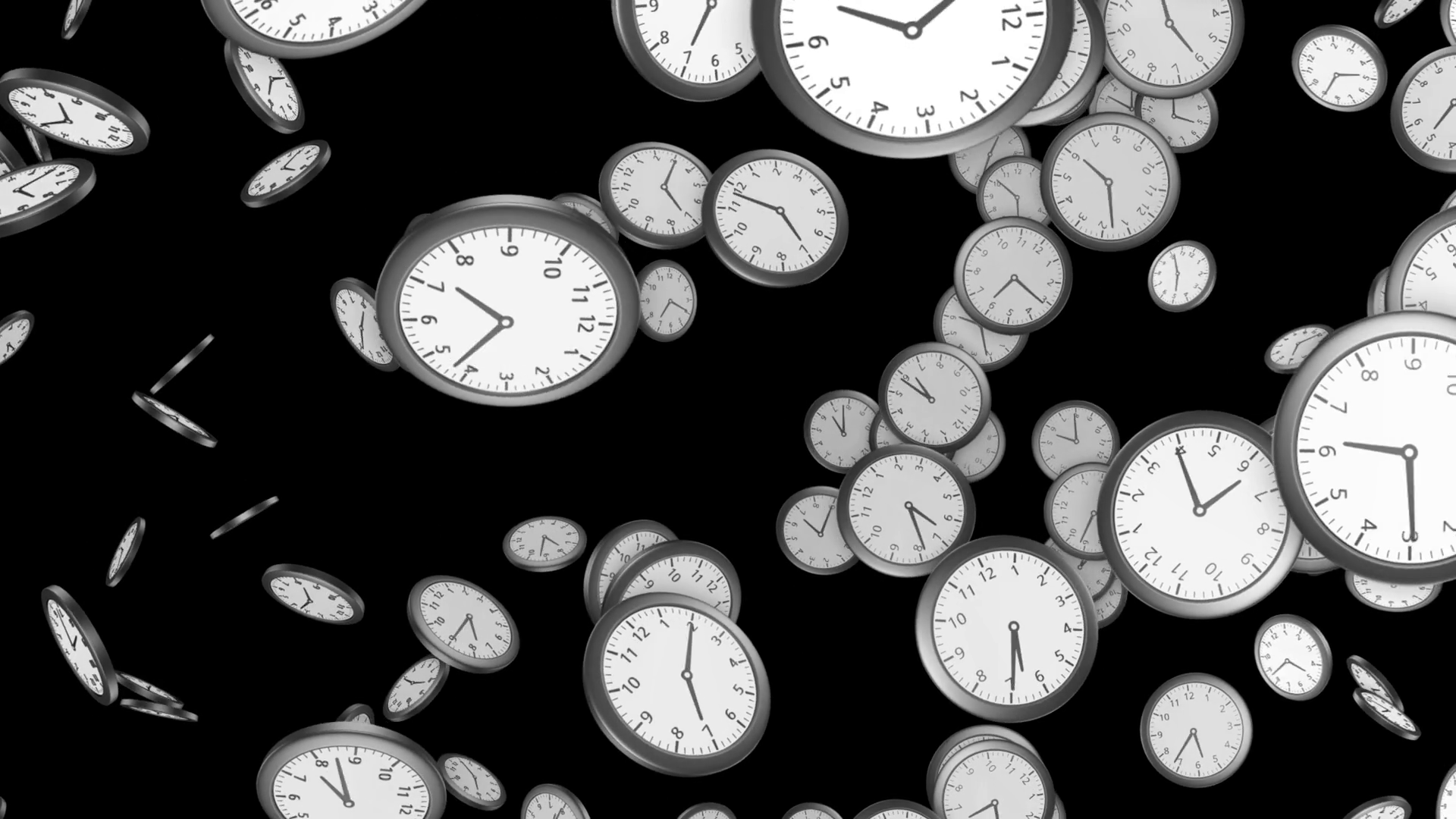 Falling Clocks Animation Technology Stock Motion Graphics SBV-348533457 - Storyblocks
