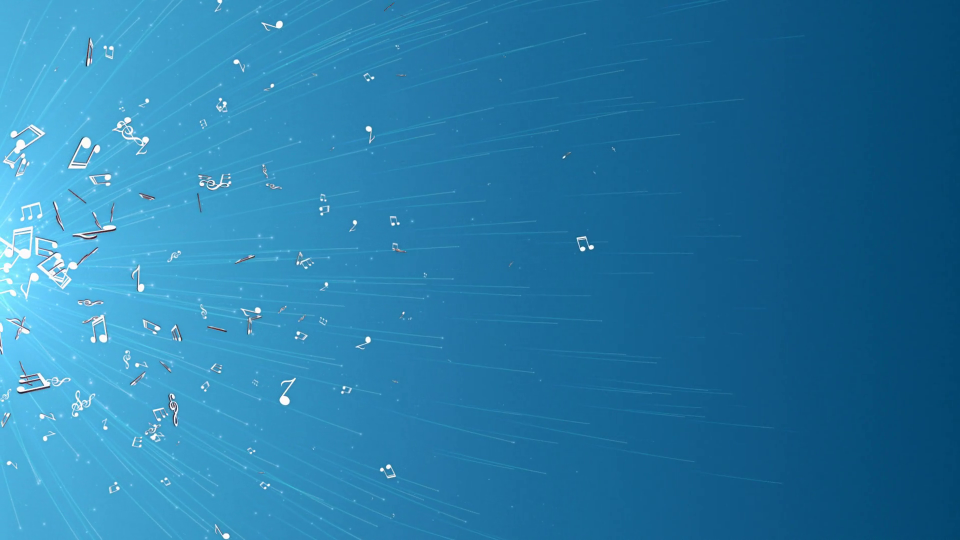 Flying Musical Notes Animation Rendering Stock Motion Graphics SBV ...