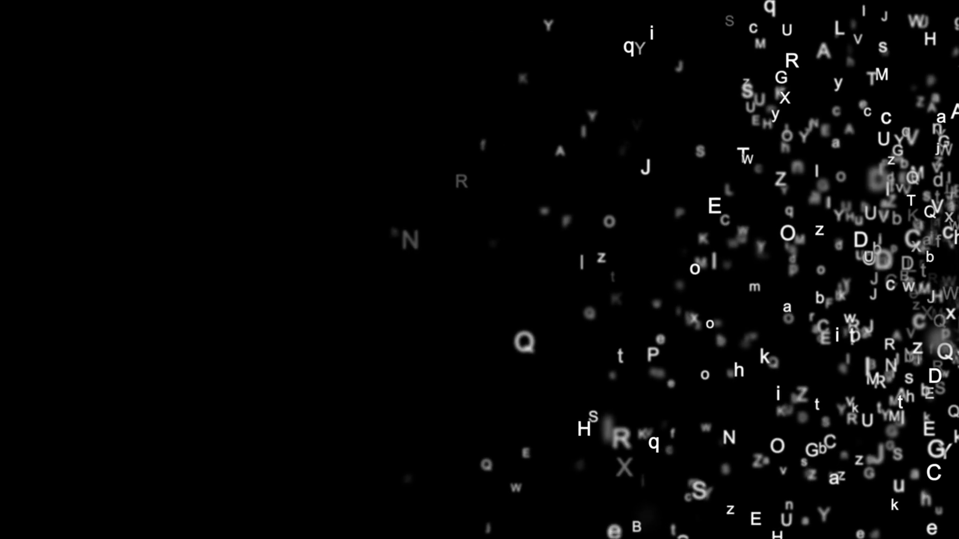 Flying Random Letters Animation Technology Stock Motion Graphics Sbv 346873671 Storyblocks