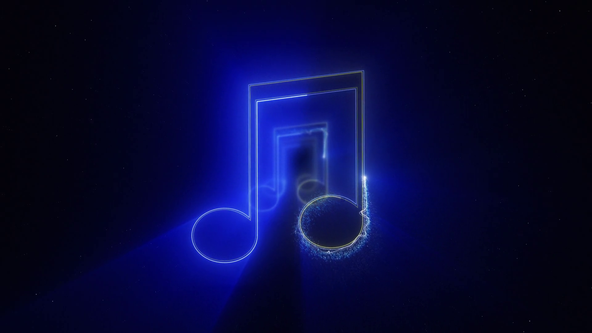 Neon Musical Notes Animation Background Vj Stock Motion Graphics SBV ...