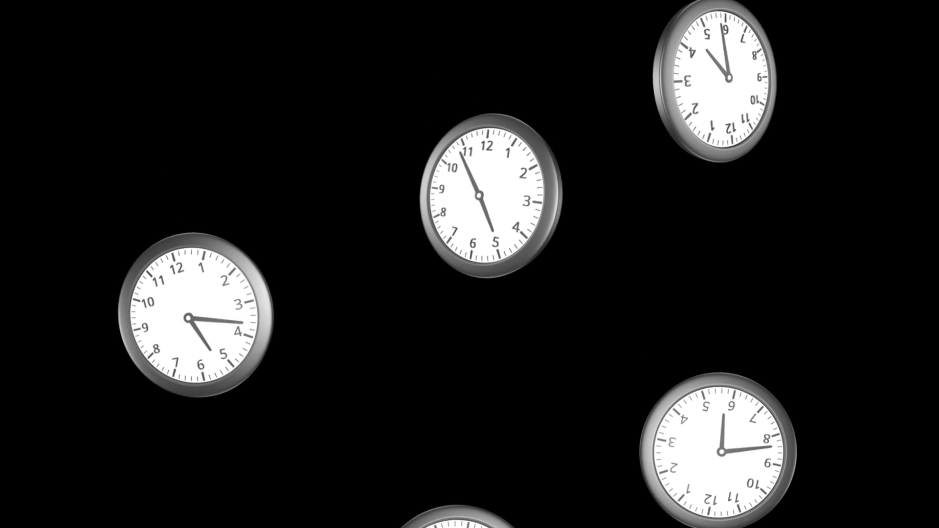 Falling Clocks Animation Technology Stock Motion Graphics SBV-348590339 - Storyblocks