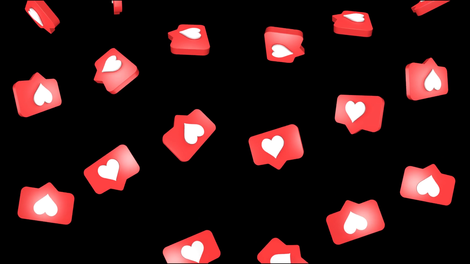 Falling Heart Social Media Message Animation Stock Motion Graphics SBV ...
