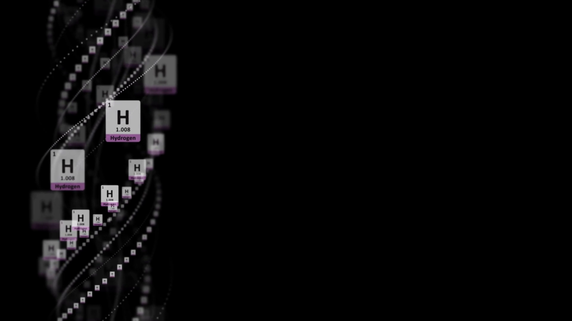 Hydrogen Molecule Symbol Chemistry Periodic Stock Motion Graphics SBV ...