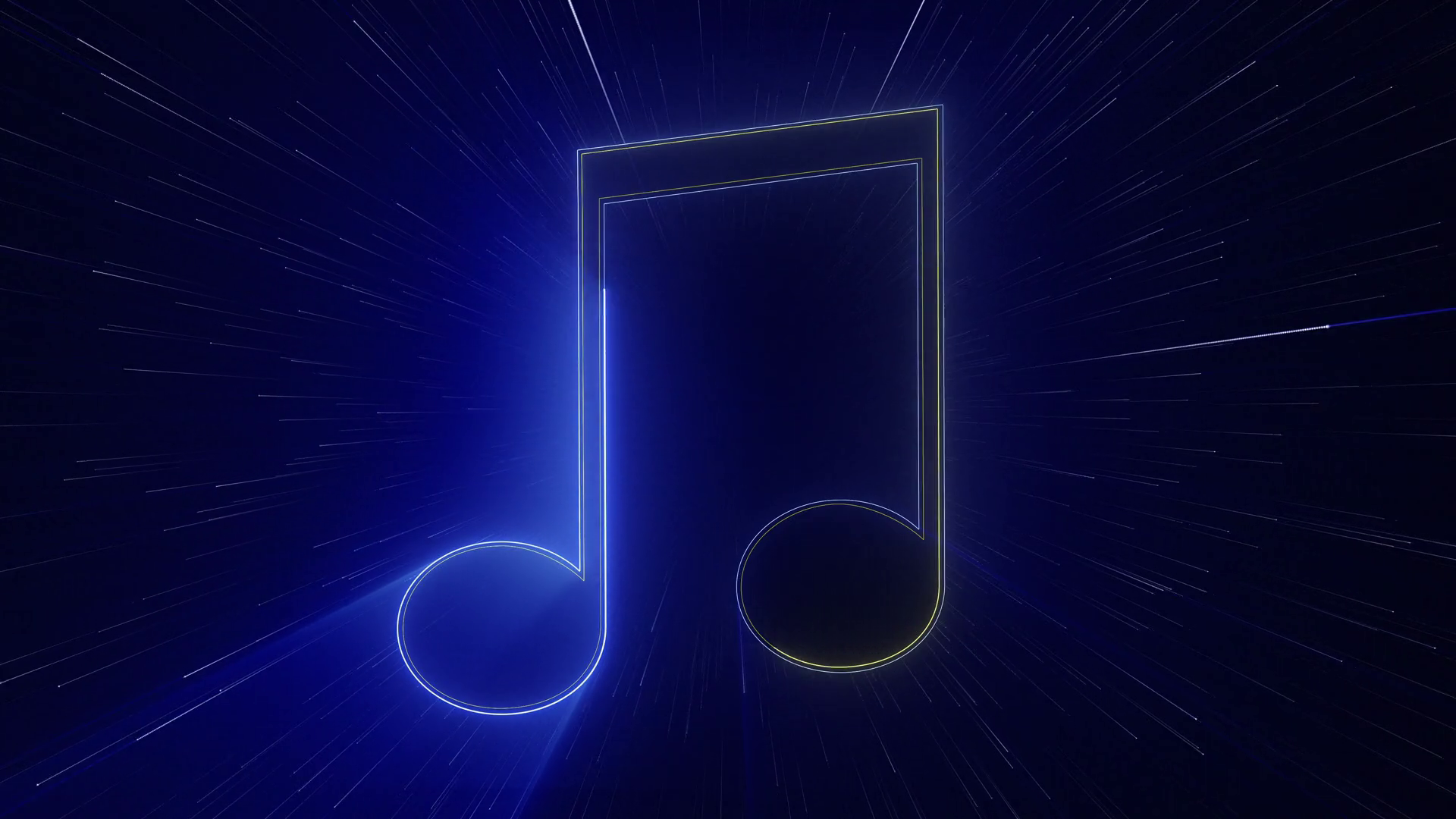 Neon Musical Notes Animation Background Vj Stock Motion Graphics SBV ...