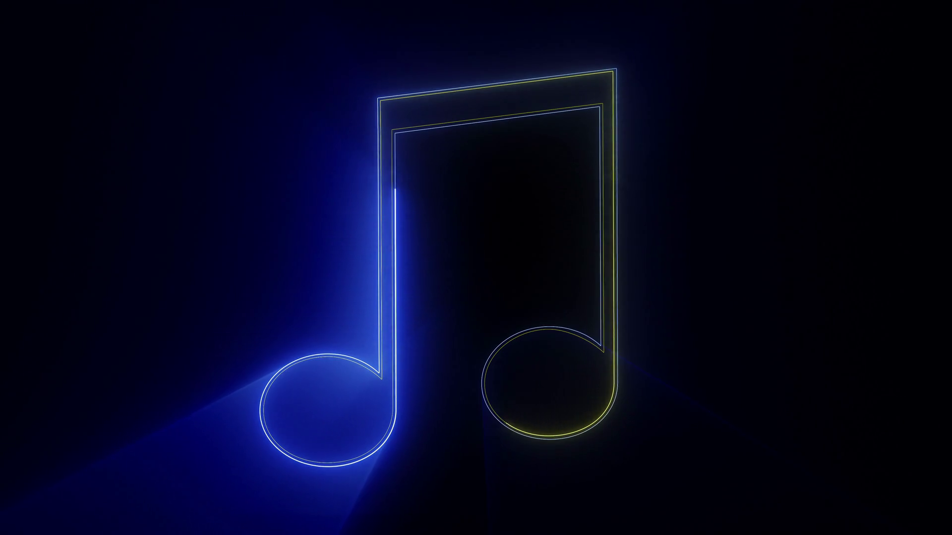 Neon Musical Notes Animation Background Vj Stock Motion Graphics SBV ...