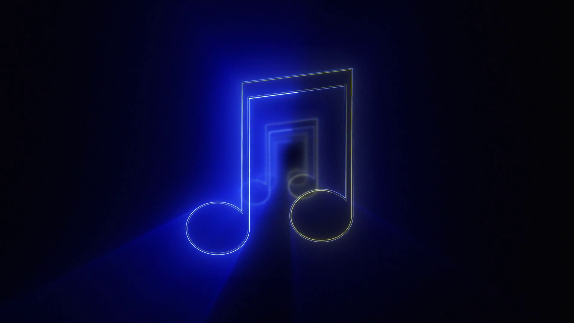 Neon Musical Notes Animation Background Vj Stock Motion Graphics SBV ...