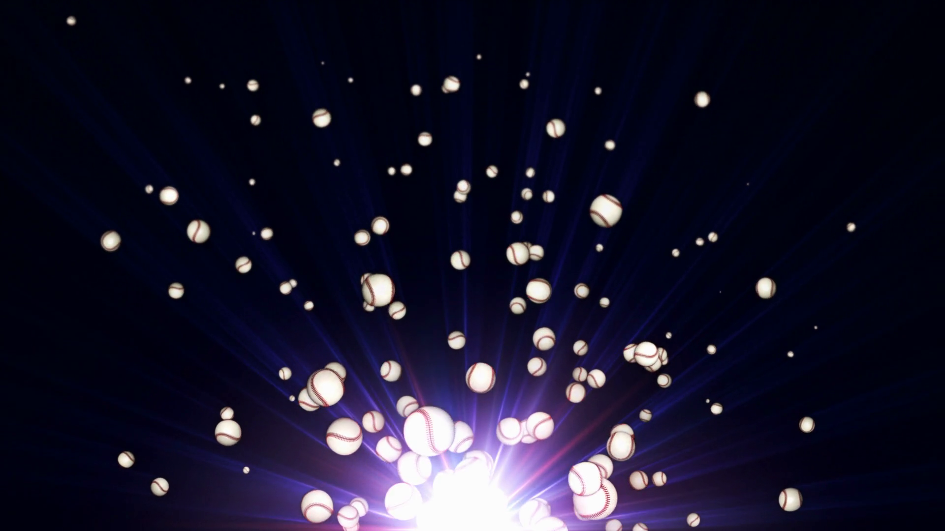 Flying Baseball Ball Animation Background Stock Motion Graphics SBV ...