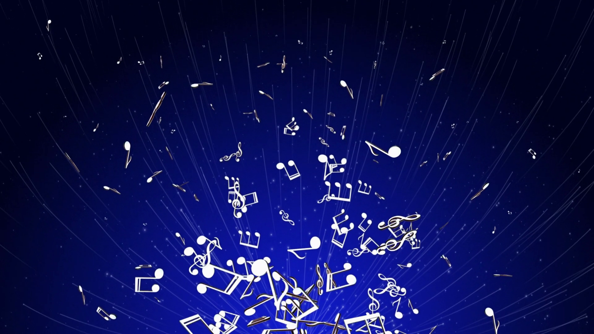 Flying Musical Notes Animation Rendering Stock Motion Graphics SBV ...