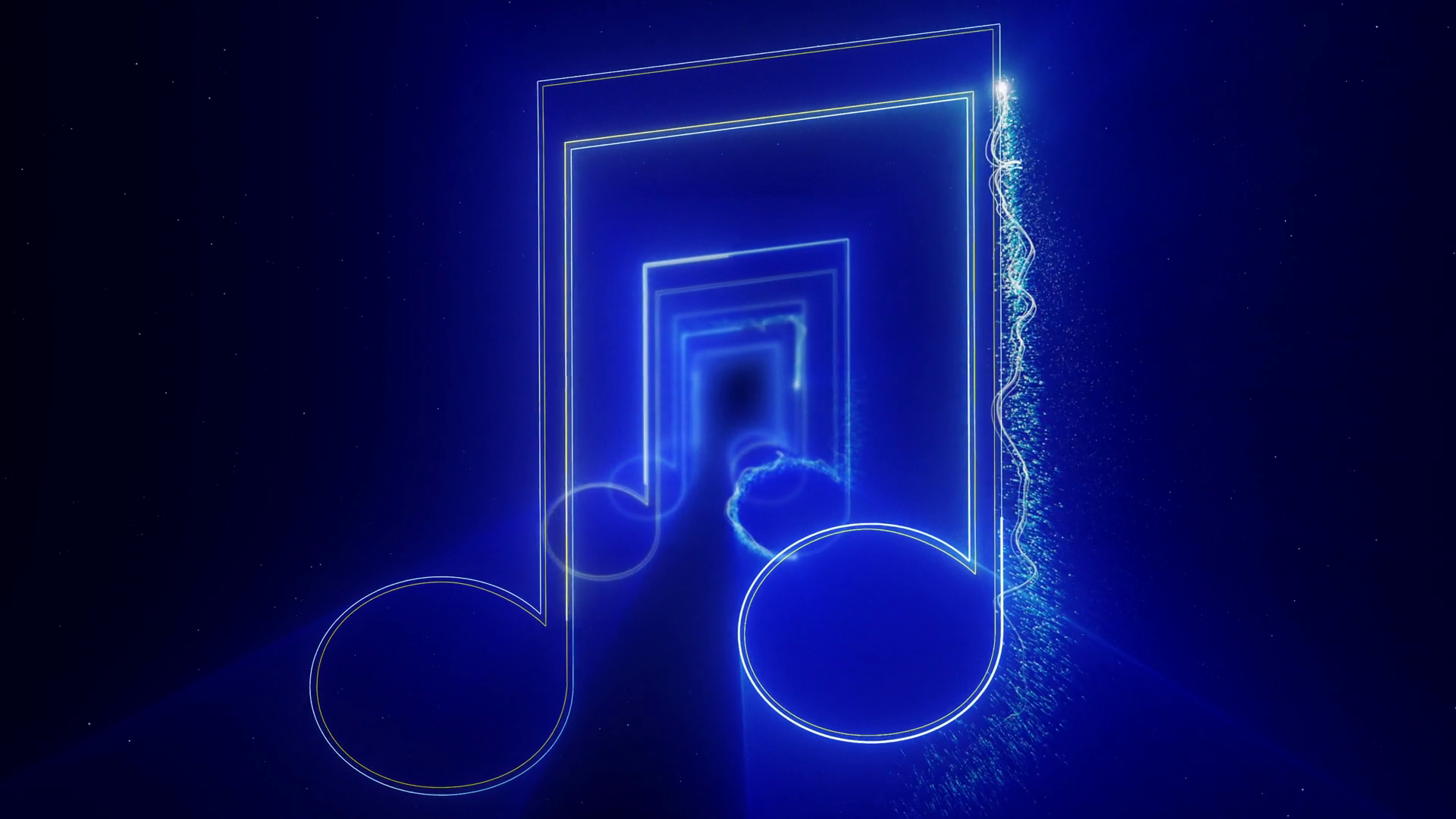 Neon Musical Notes Animation Background Vj Stock Motion Graphics SBV ...