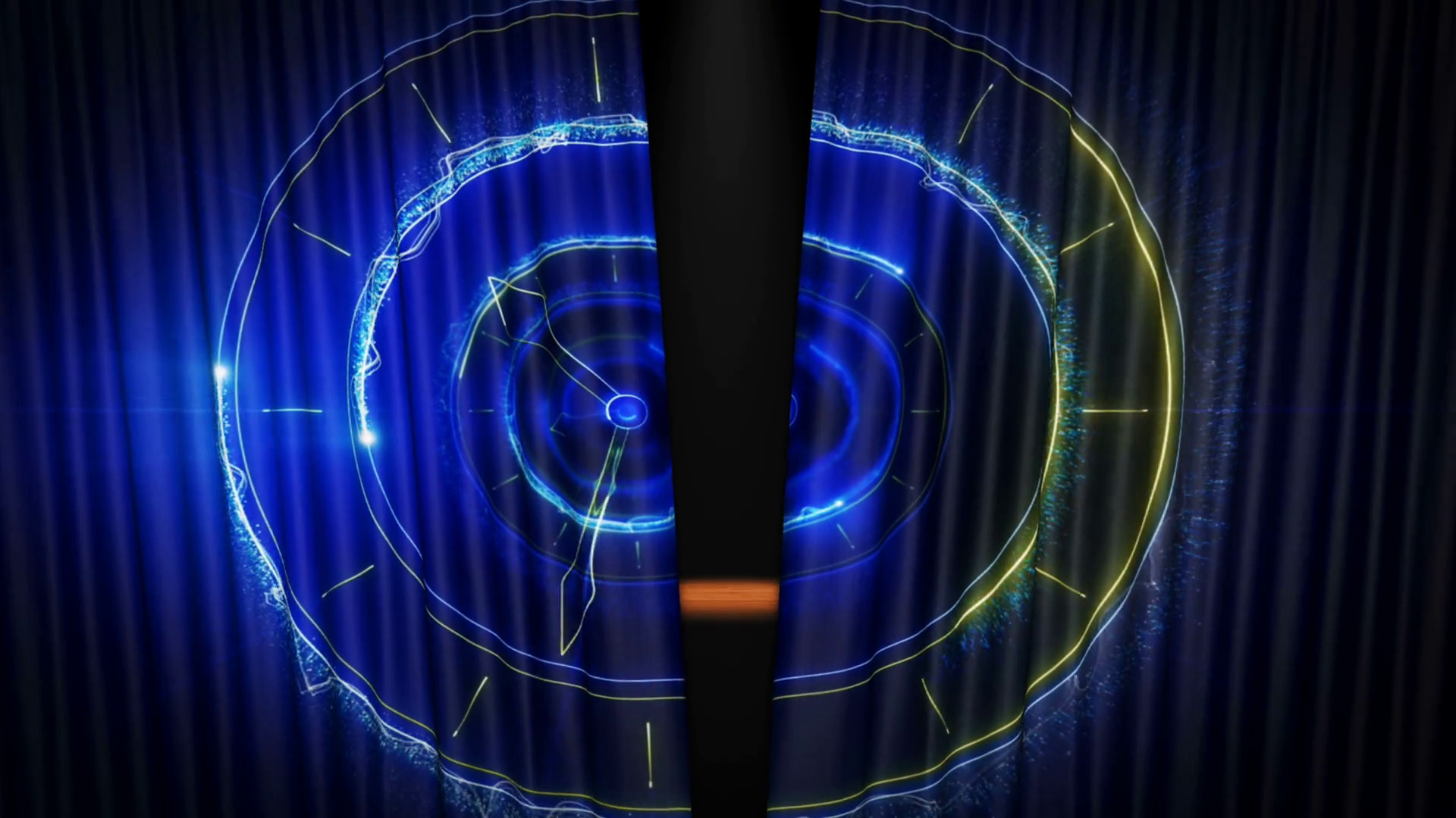 Opening Neon Clocks Theater Stage Animation Stock Motion Graphics SBV ...