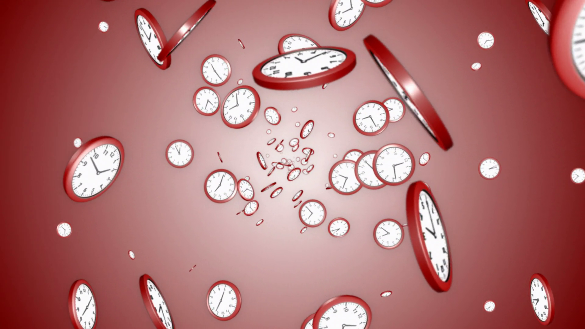 Falling Clocks Shape Animation Technology Stock Motion Graphics SBV ...