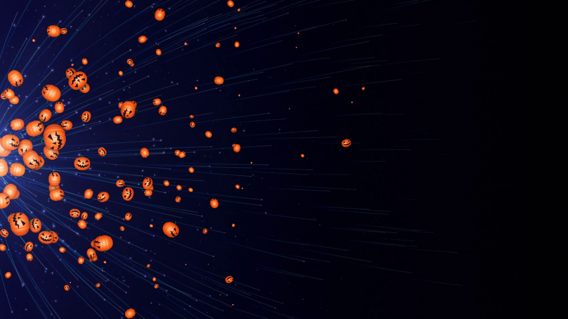 Flying Halloween Pumpkins Animation Stock Motion Graphics SBV-348509009 ...