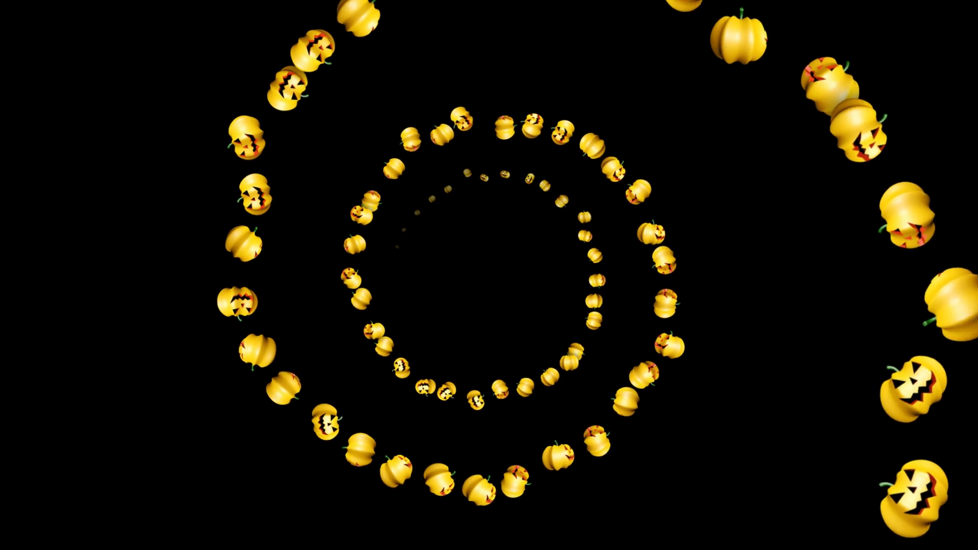 Falling Halloween Pumpkins Animation Stock Motion Graphics SBV ...