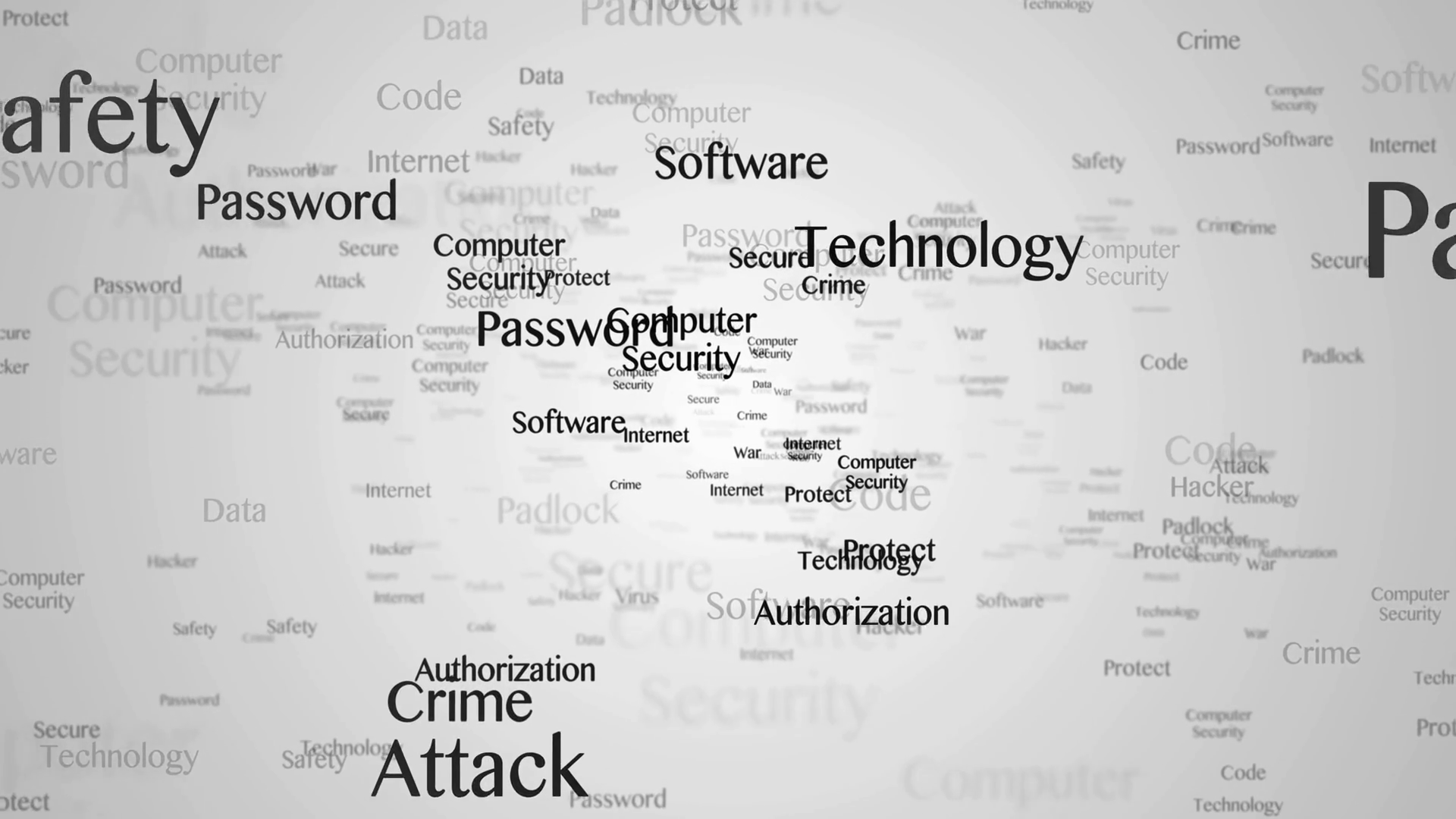 Computer Security Keywords Animation Stock Motion Graphics SBV ...