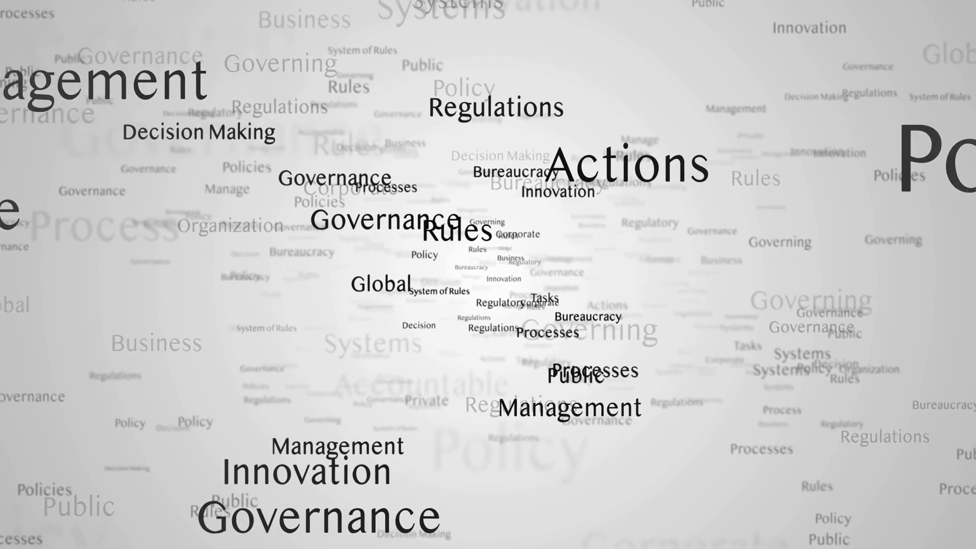 Governance Keywords Animation Background Stock Motion Graphics SBV ...