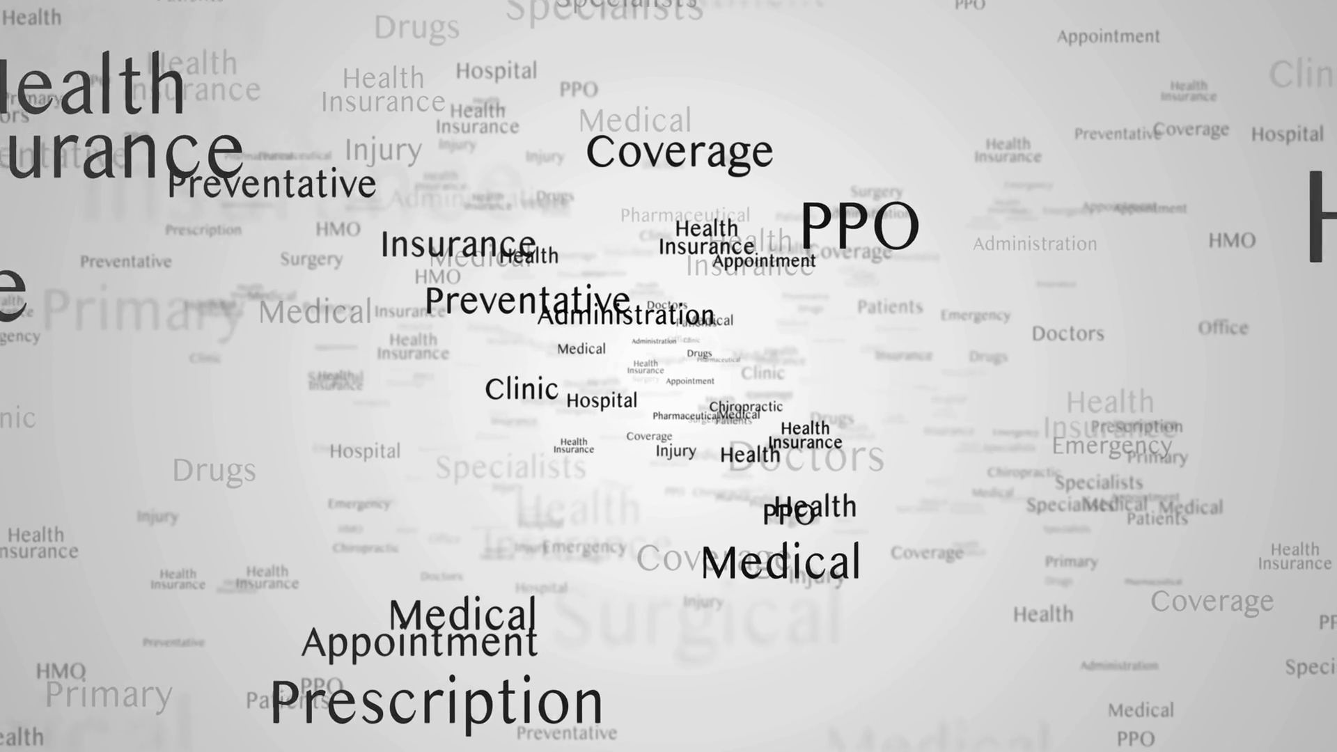 Health Insurance Keywords Animation Stock Motion Graphics SBV-347595575 ...