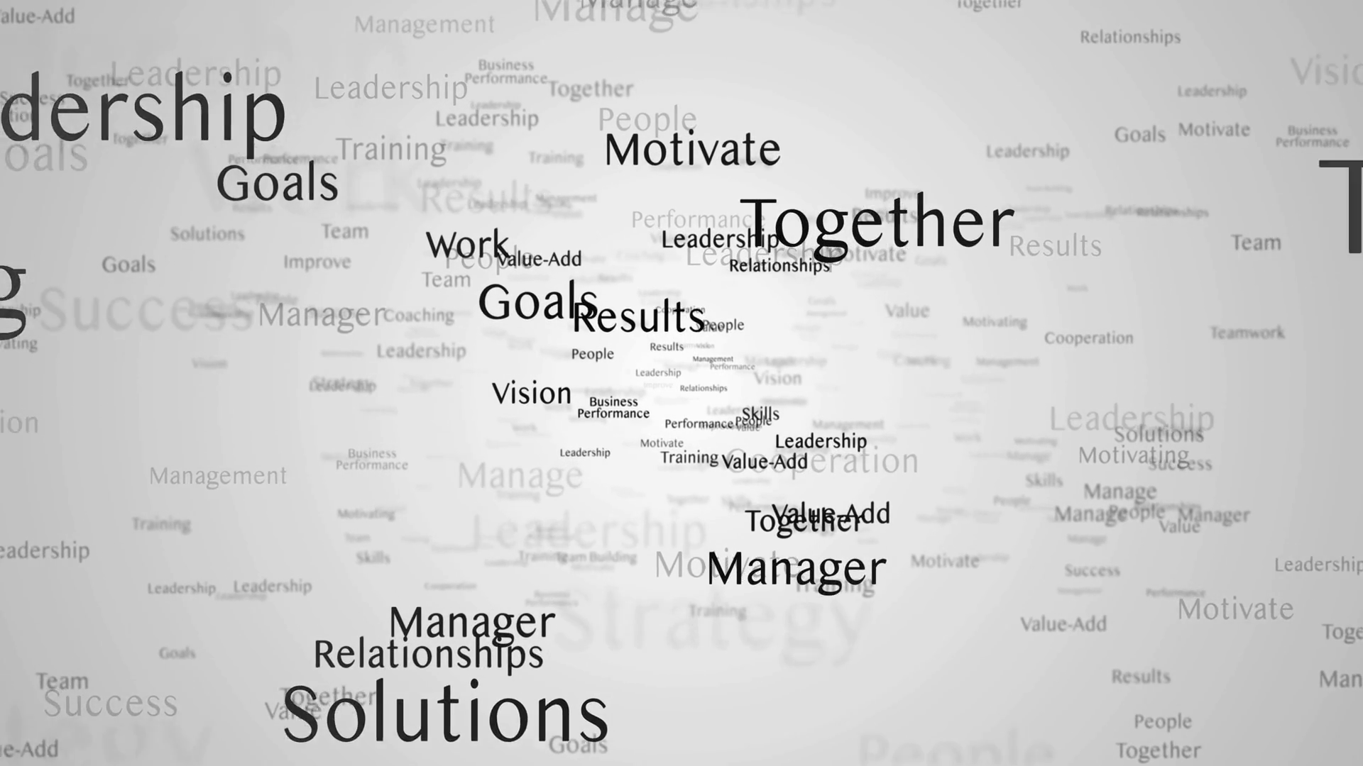 Leadership Keywords Animation Background Stock Motion Graphics SBV ...