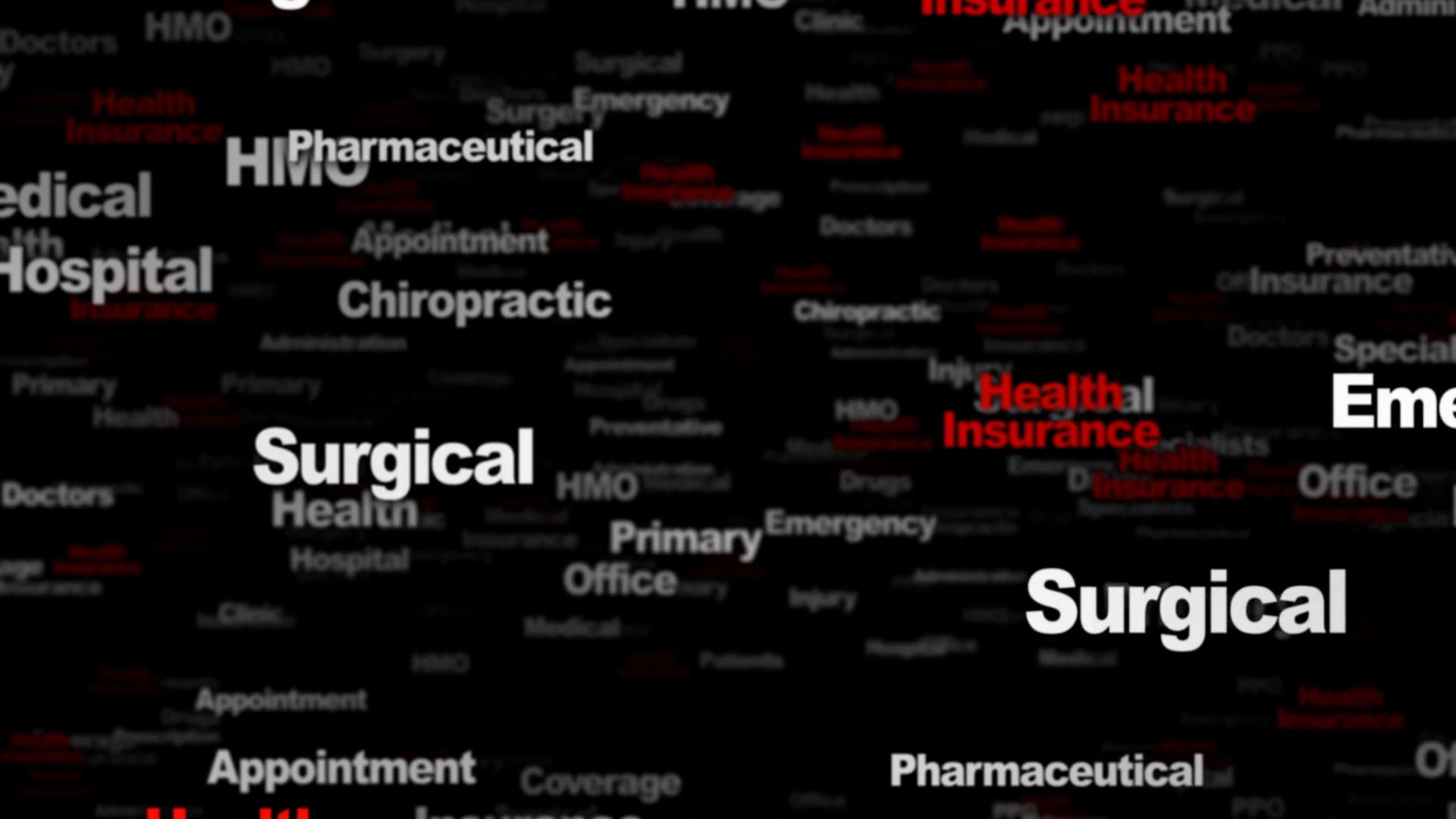 Health Insurance Keywords Animation Stock Motion Graphics SBV-348590138 ...