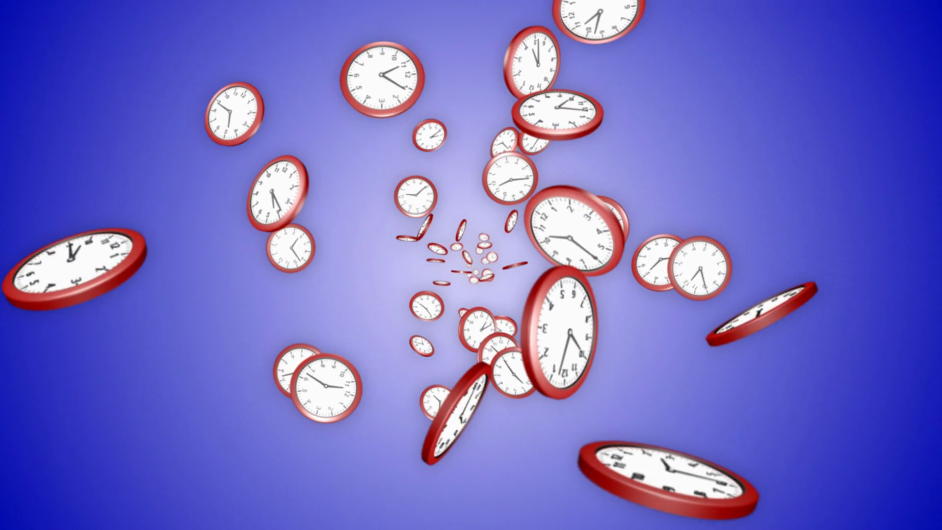 Flying Clocks Shape Animation Technology Stock Motion Graphics SBV-347742628 - Storyblocks