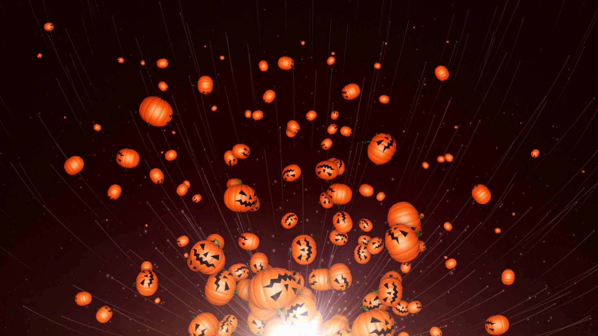 Flying Halloween Pumpkins Animation Stock Motion Graphics SBV-348576678 ...