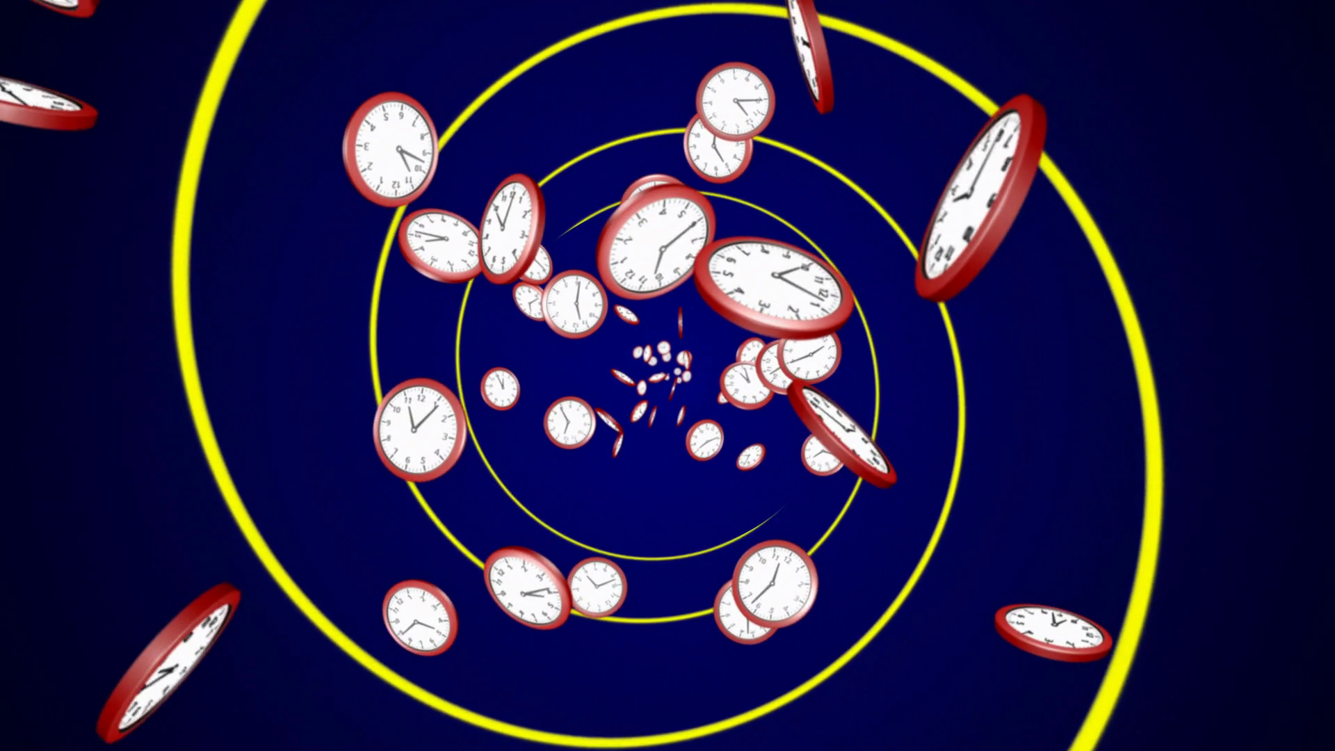 Falling Clocks Animation Technology Stock Motion Graphics SBV-348509070 ...