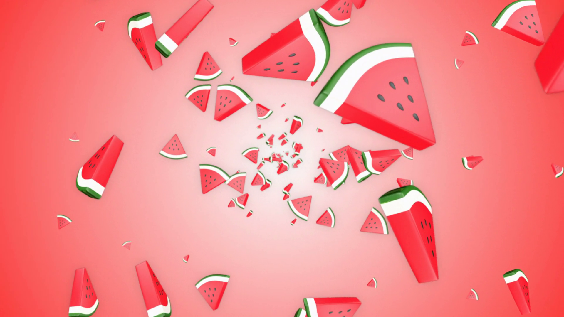 Falling 3d Cartoon Watermelon Slices Stock Motion Graphics SBV-347765091 - Storyblocks