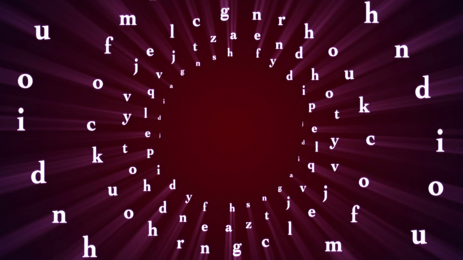 Alphabetical LETTERS Animation, Background, Rendering, Loop, with Alpha ...