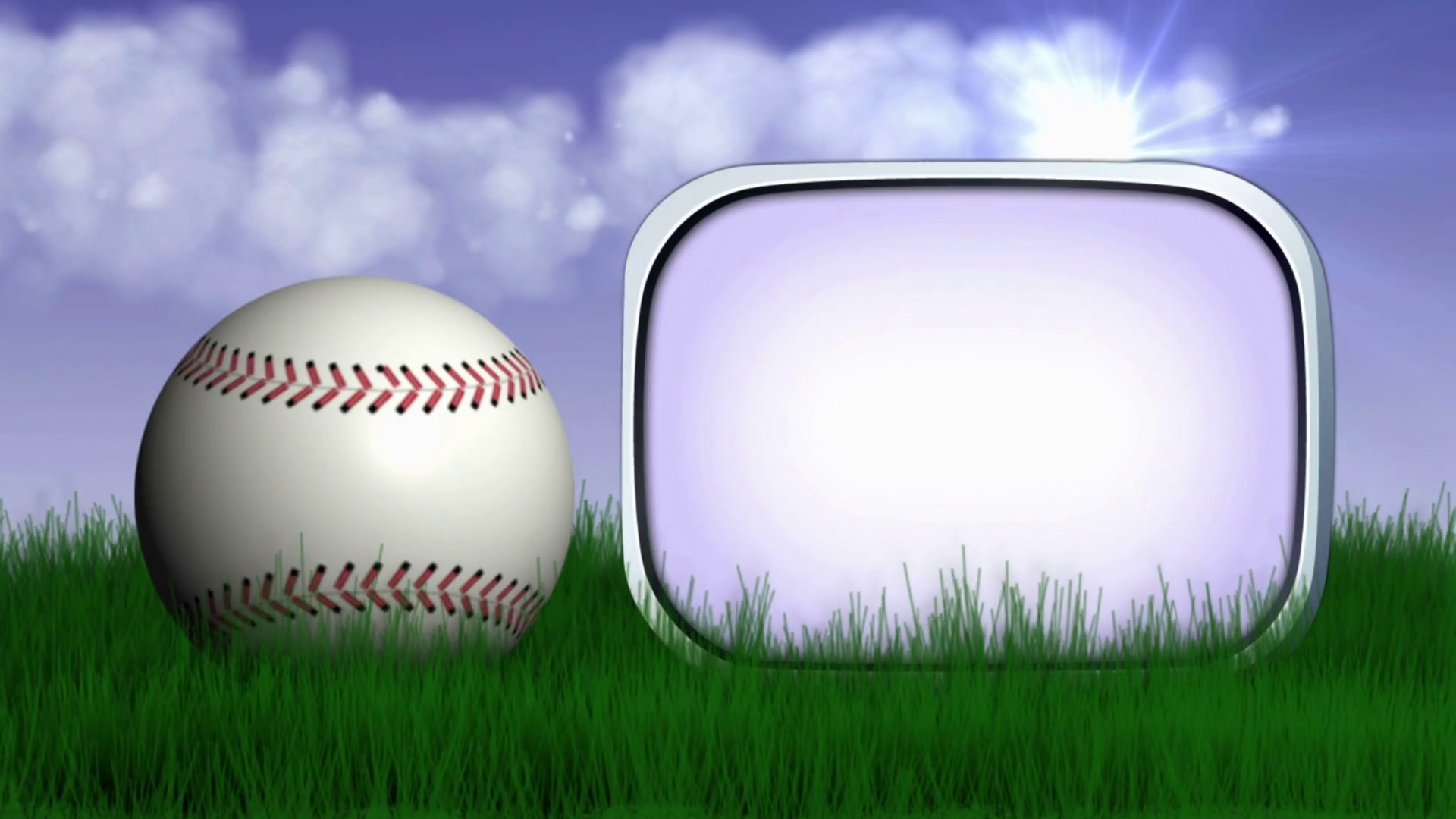 Baseball Ball Animation On Green Field Stock Motion Graphics SBV ...
