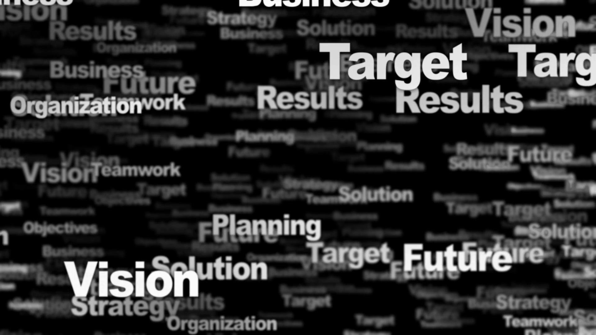 Business Keywords Animation Background Loop Stock Motion Graphics SBV ...