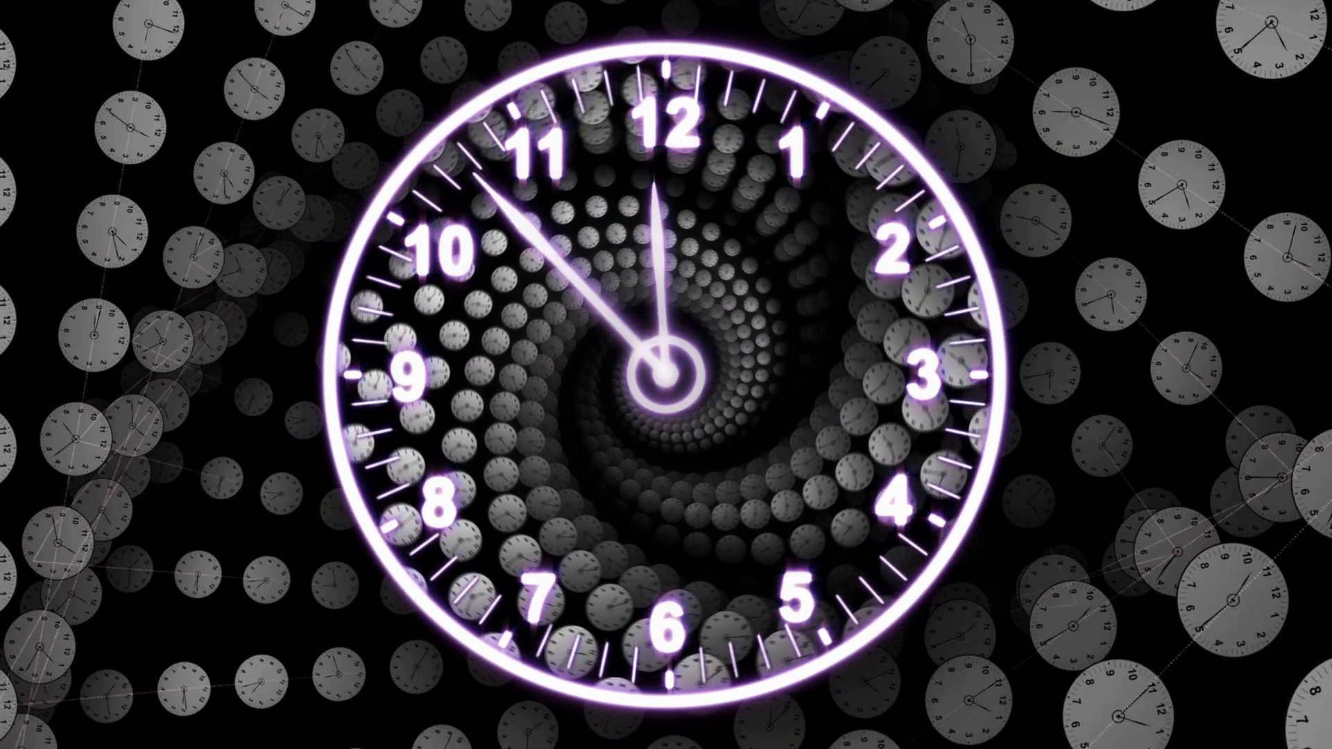 Clock Background Tunnel Animation Rendering Stock Motion Graphics SBV ...