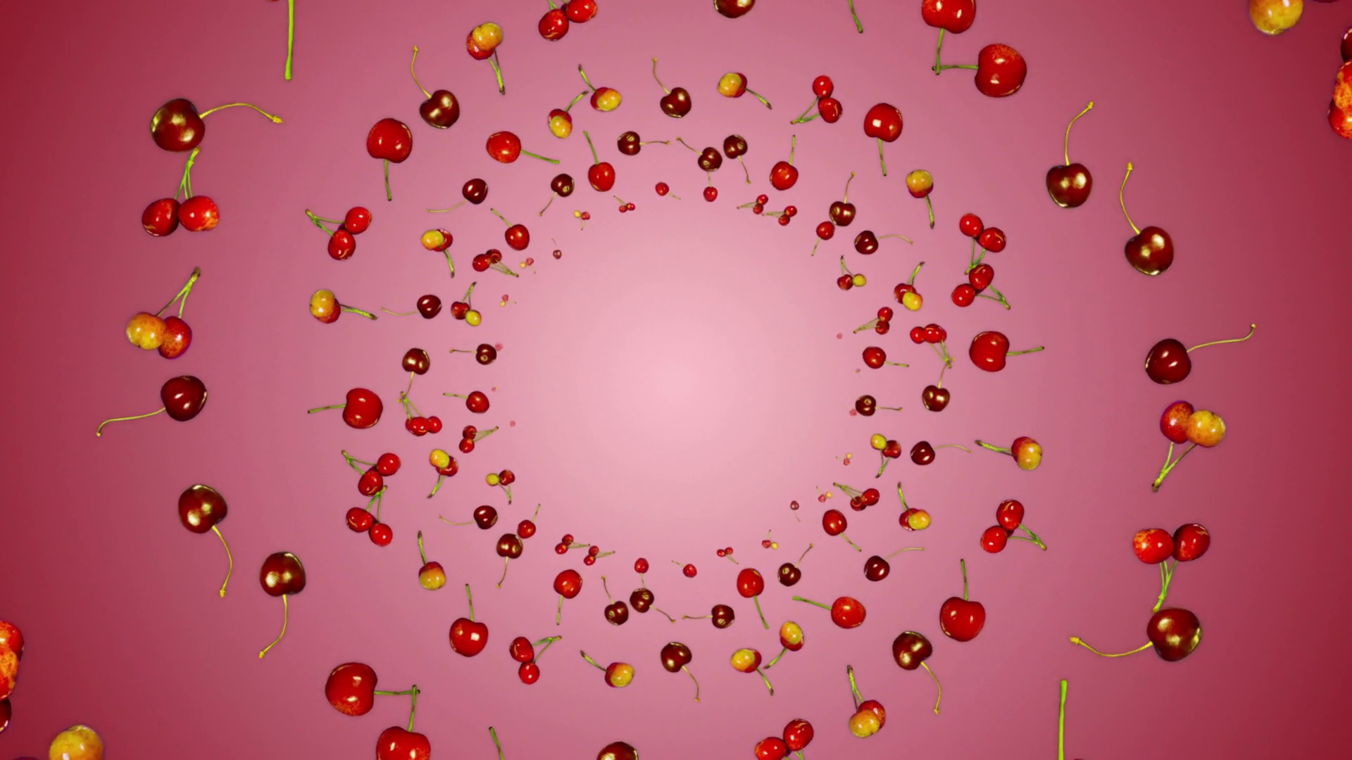 Falling Cherries Background Loop Animation Stock Motion Graphics SBV ...