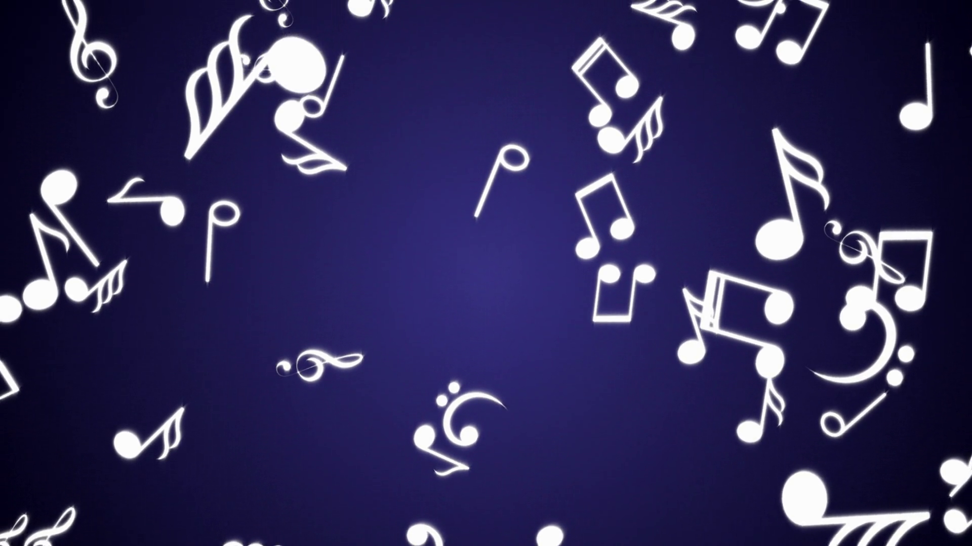 Falling Musical Note Animation Rendering Stock Motion Graphics SBV ...