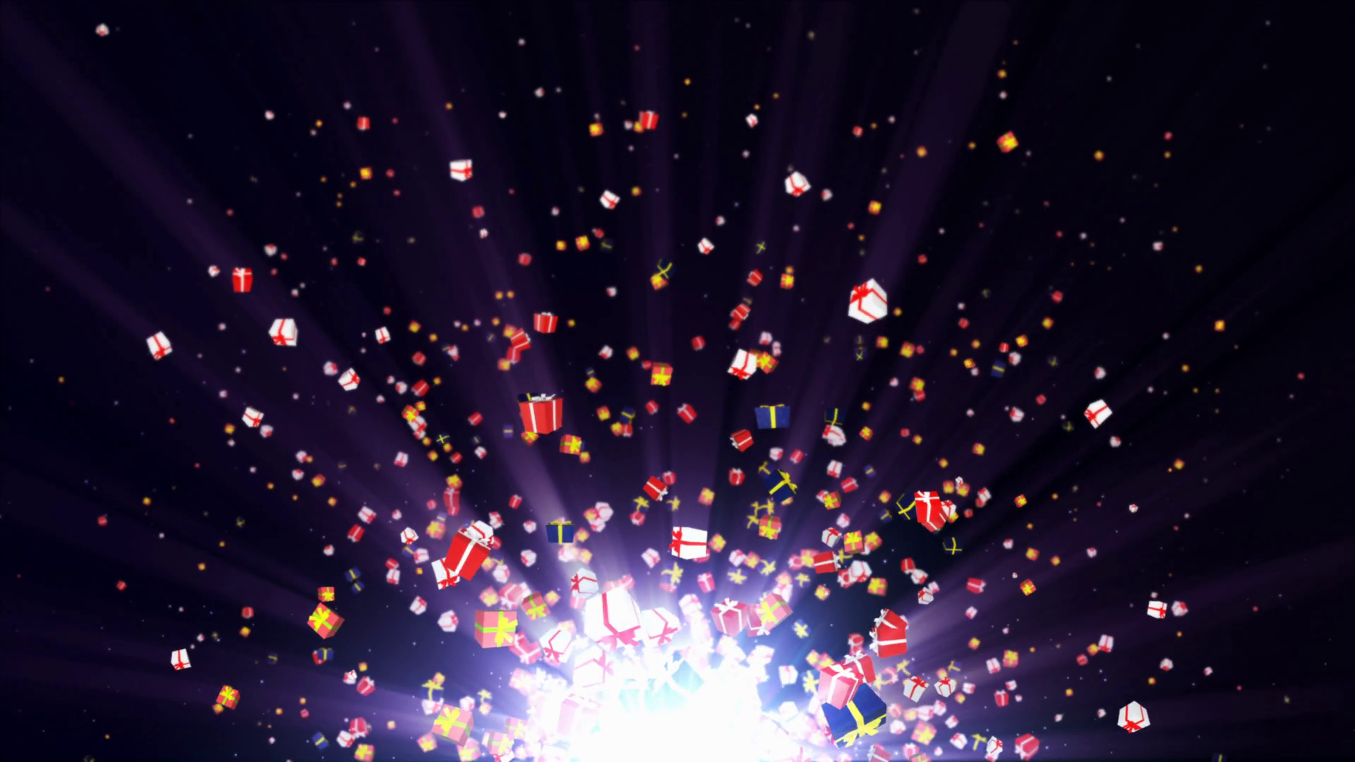 Flying Presents Animation Background Loop 4k Stock Motion Graphics SBV ...