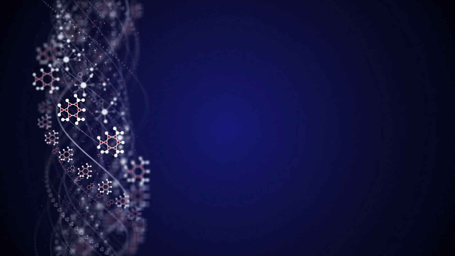 Intertwined Chemistry Molecule Animation Loop Stock Motion Graphics SBV ...