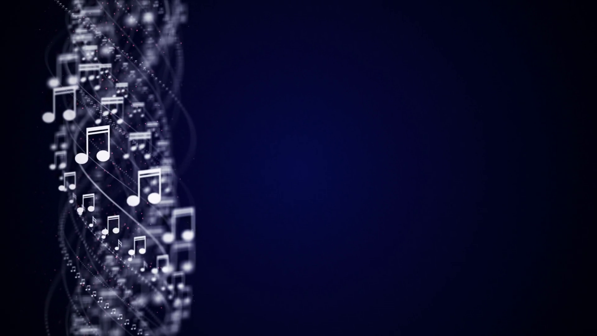 Musical Note Animation Rendering Background Stock Motion Graphics SBV ...