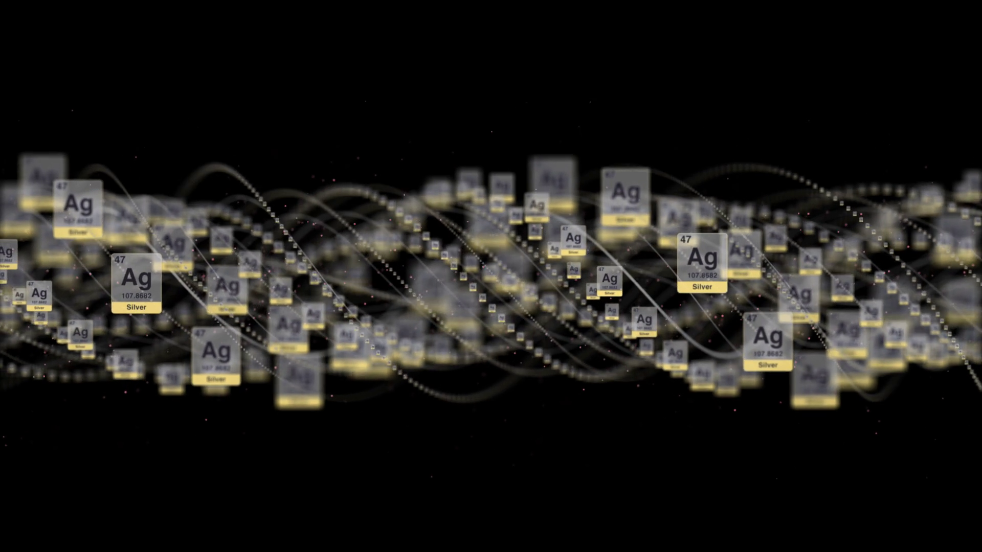 Silver Chemical Symbol Au Period Table Stock Motion Graphics SBV ...
