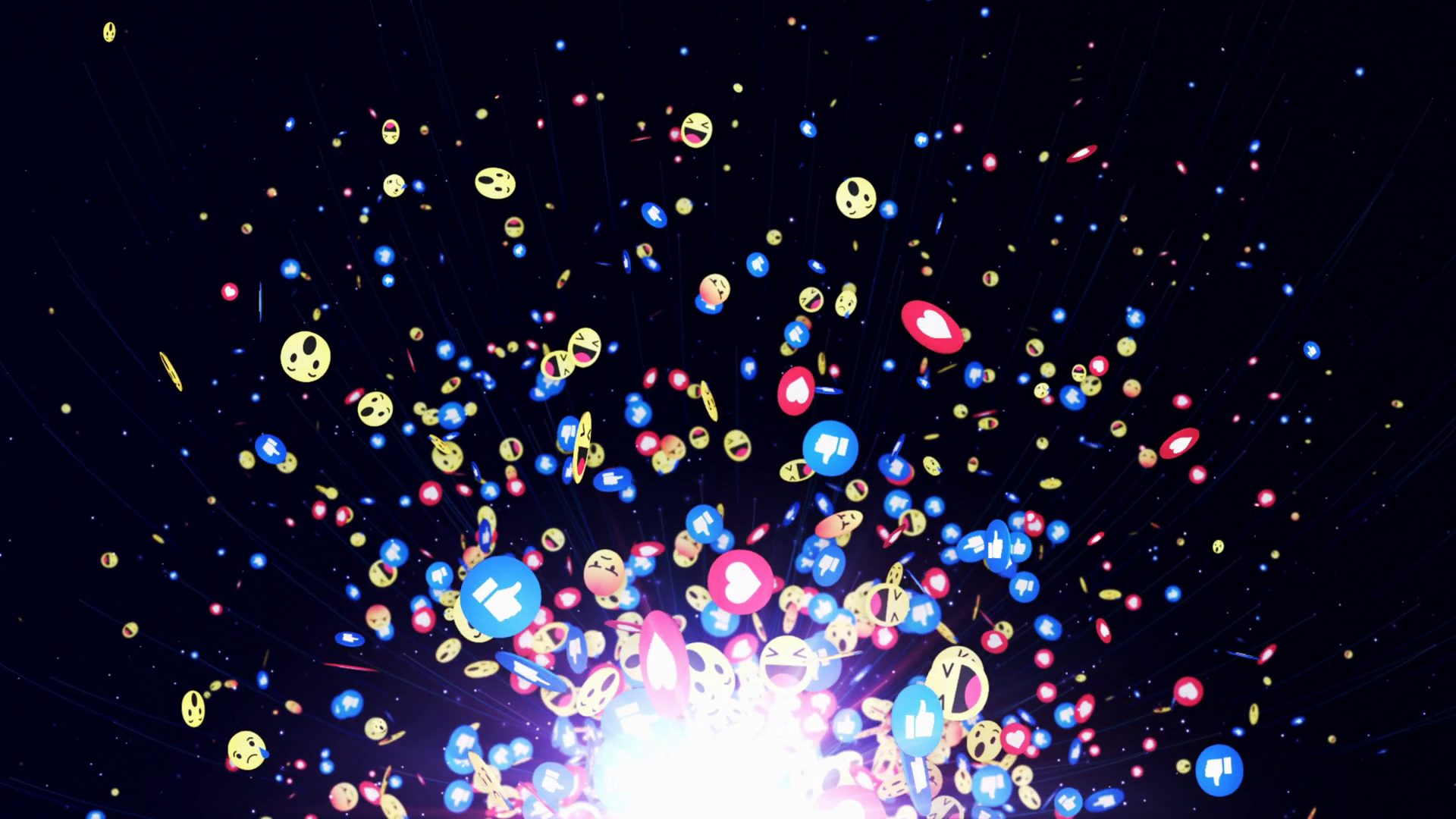Social Media Emoji Reactions Animation Stock Motion Graphics SBV ...