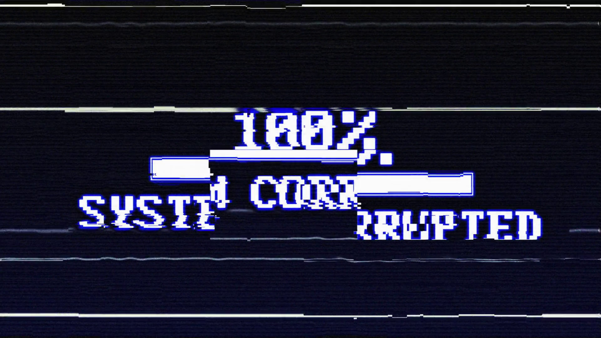 System Corrupted Glitch Text Animation Stock Motion Graphics SBV ...