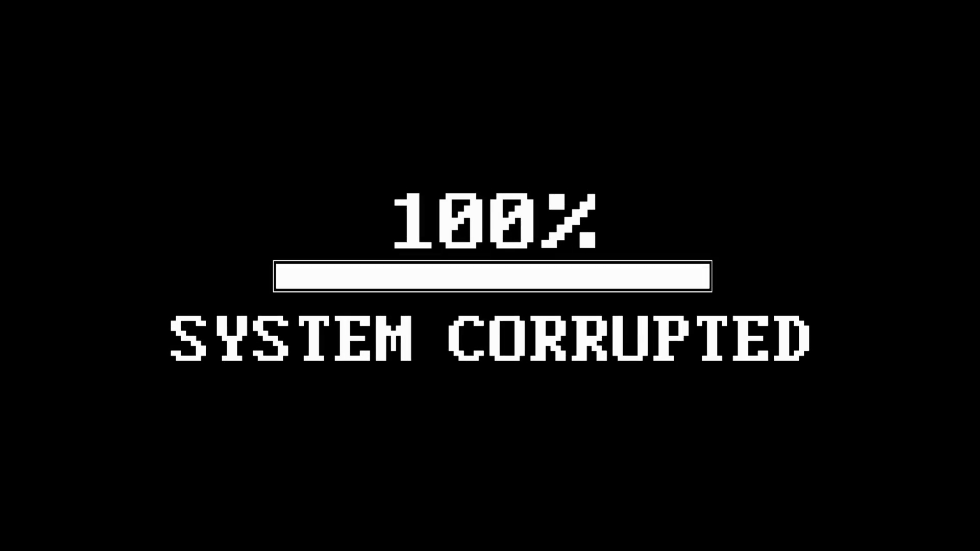 System Corrupted Text Loading Bar Animation Stock Motion Graphics Sbv 346873561 Storyblocks