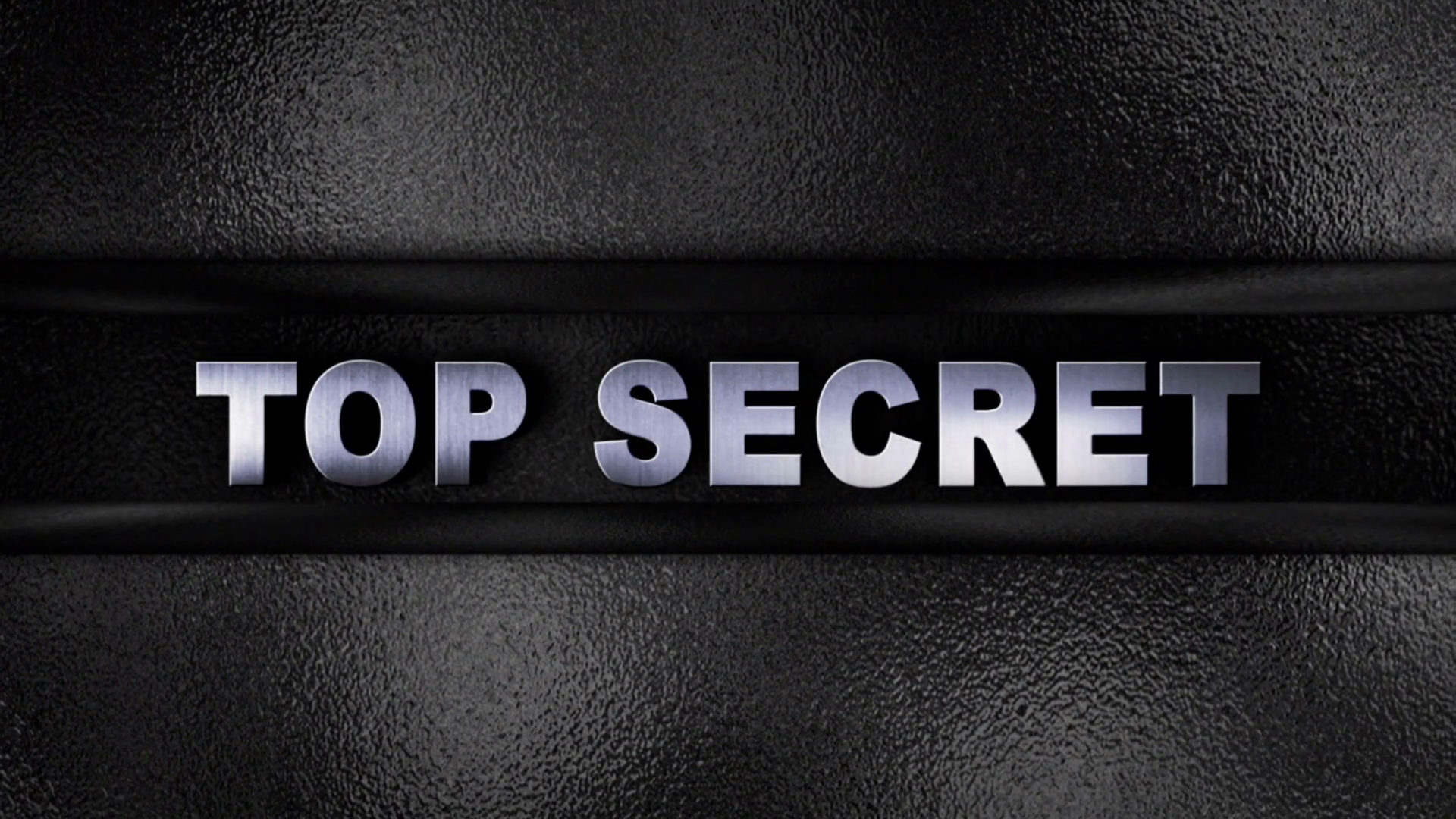 TOP SECRET Text Animation and Metal Doors, Background, Rendering, Loop ...